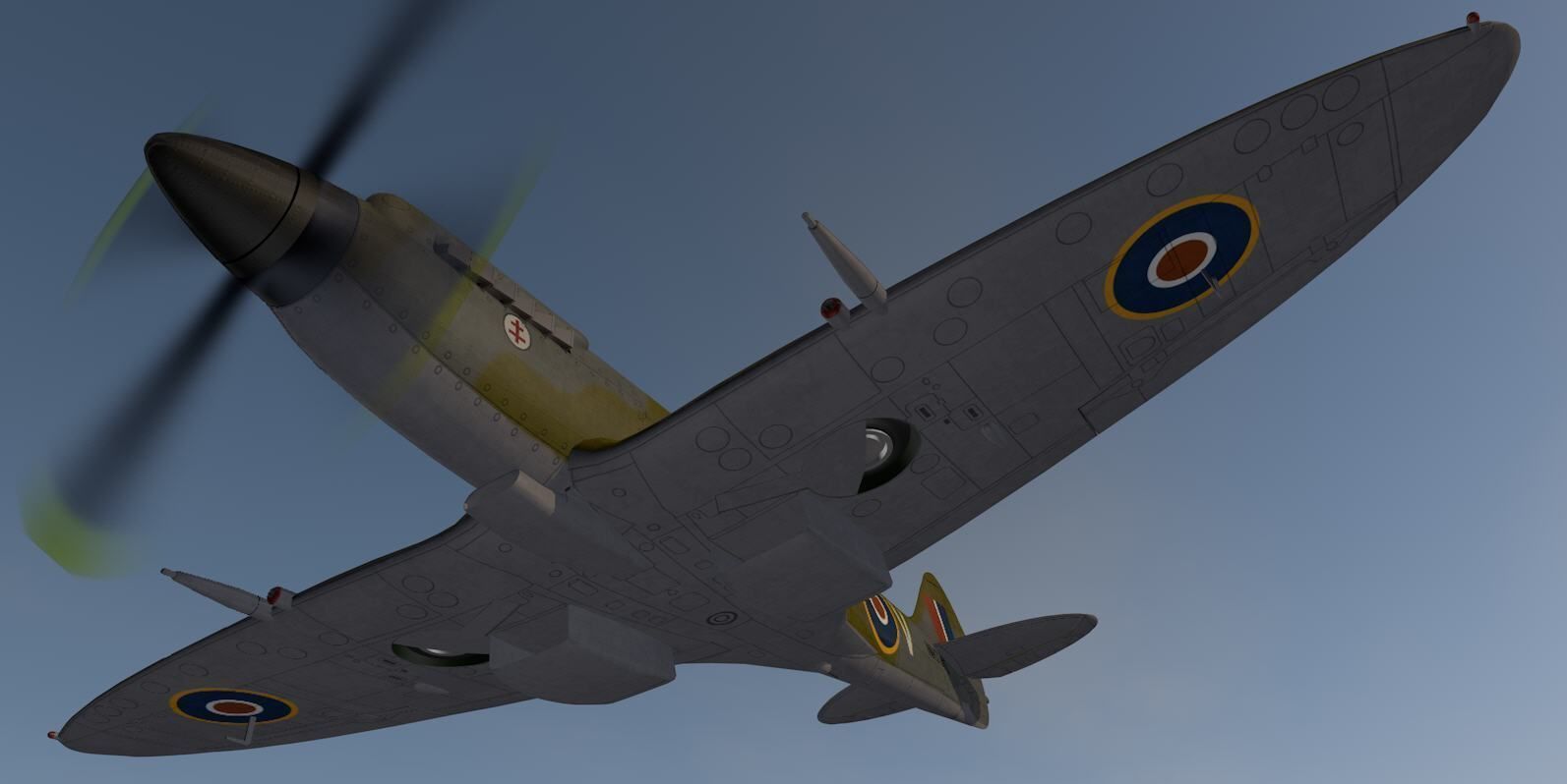 Supermarine Spitfire F Mk-14 - Mk-XIV 3D model | CGTrader