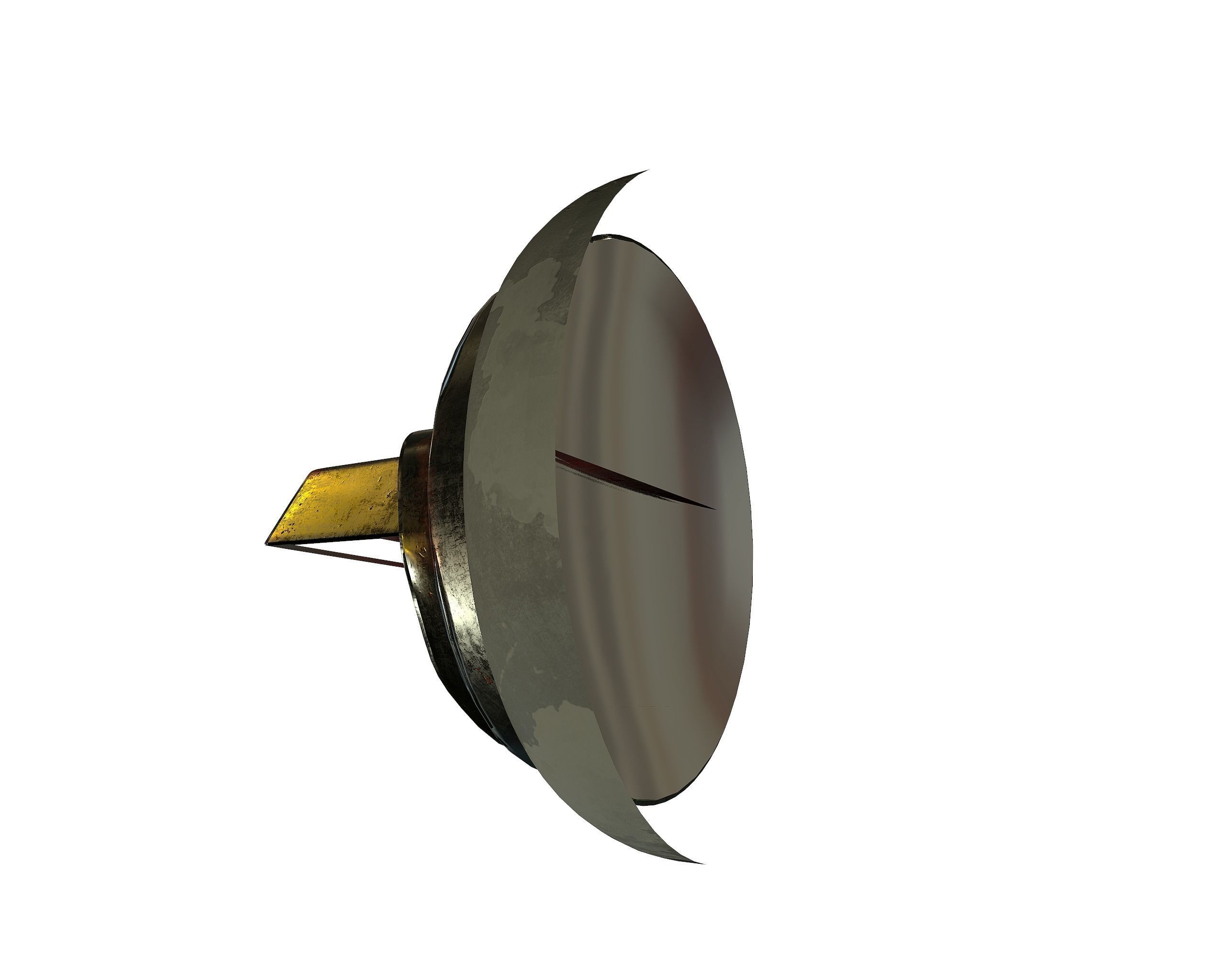 Tank headlight 3D model | CGTrader