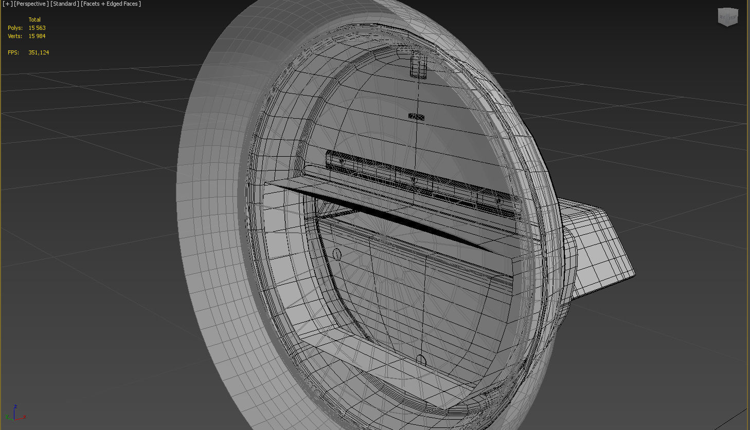 Tank headlight 3D model | CGTrader