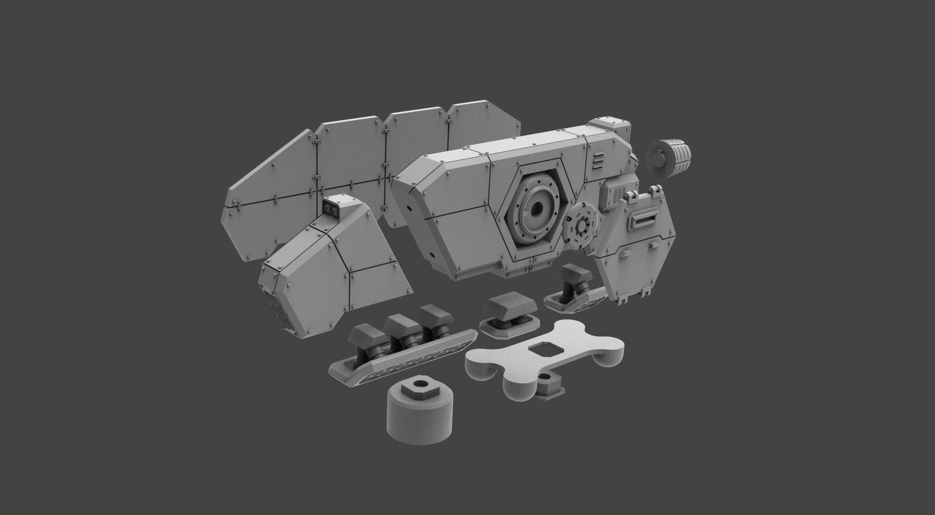 Armored Might AMV Complete Kit 3D model 3D printable | CGTrader