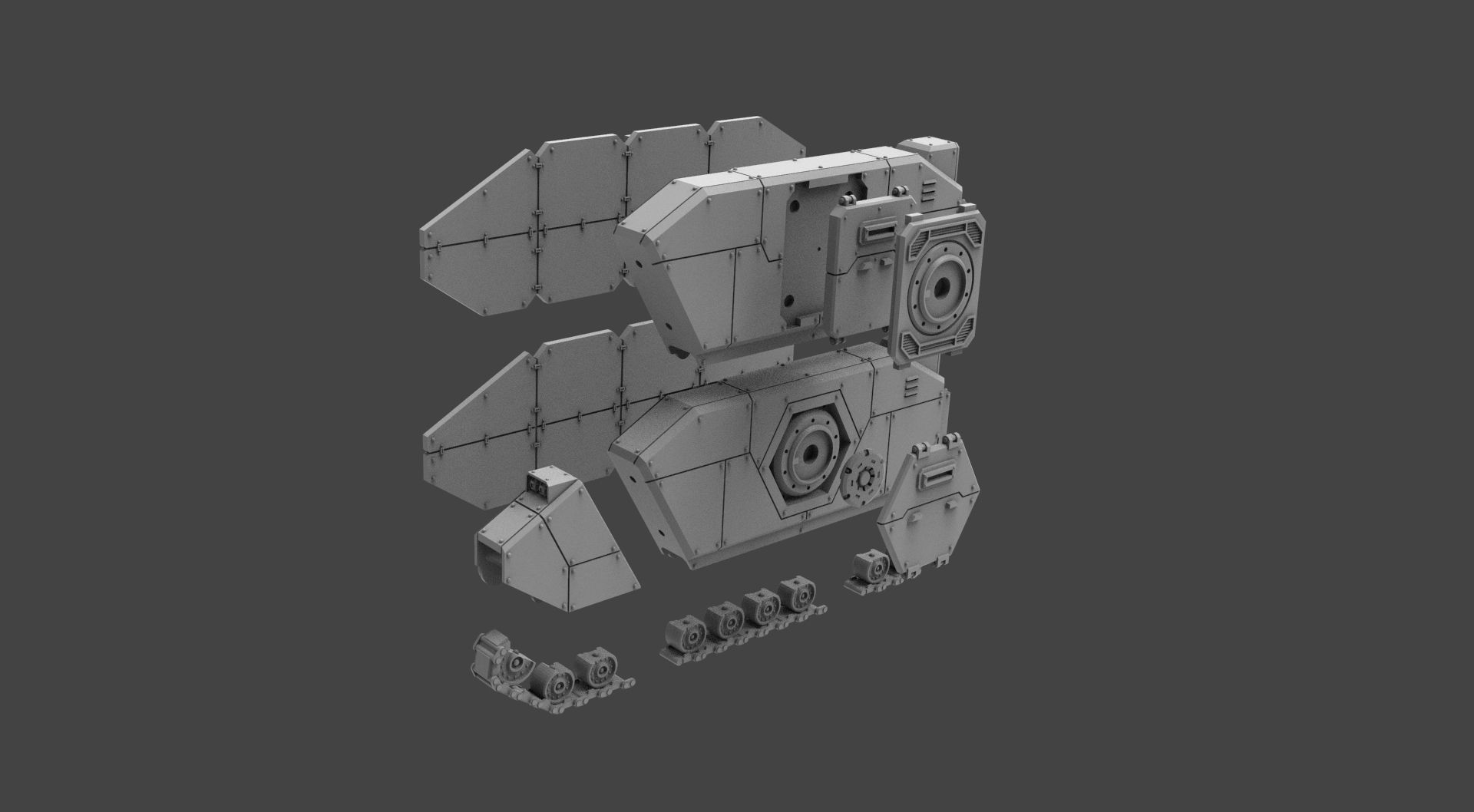 Armored Might AMV Complete Kit 3D model 3D printable | CGTrader