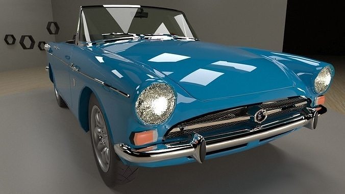 Sunbeam Tiger 1966 3D model | CGTrader