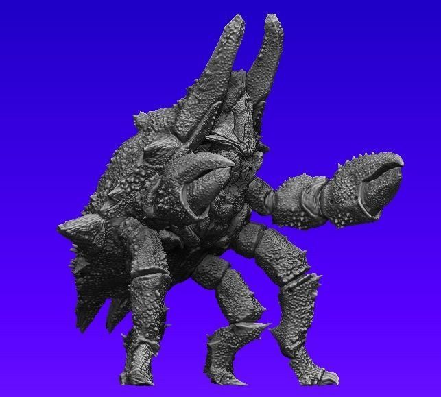 Pacific rim Onibaba action figure 3D model | CGTrader