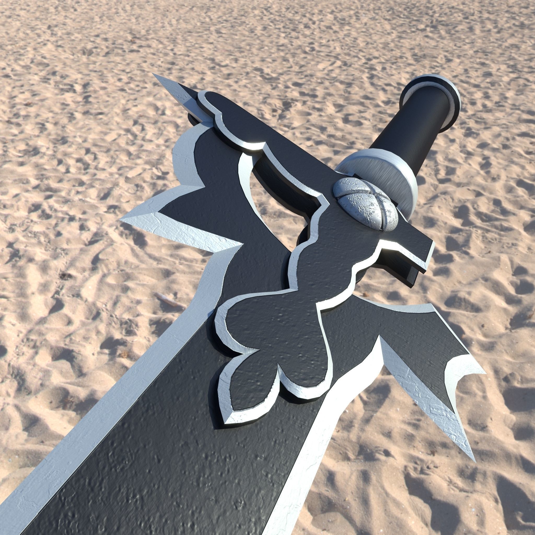 3D model Kirito Elucidator Sword Art Online VR / AR / low-poly | CGTrader