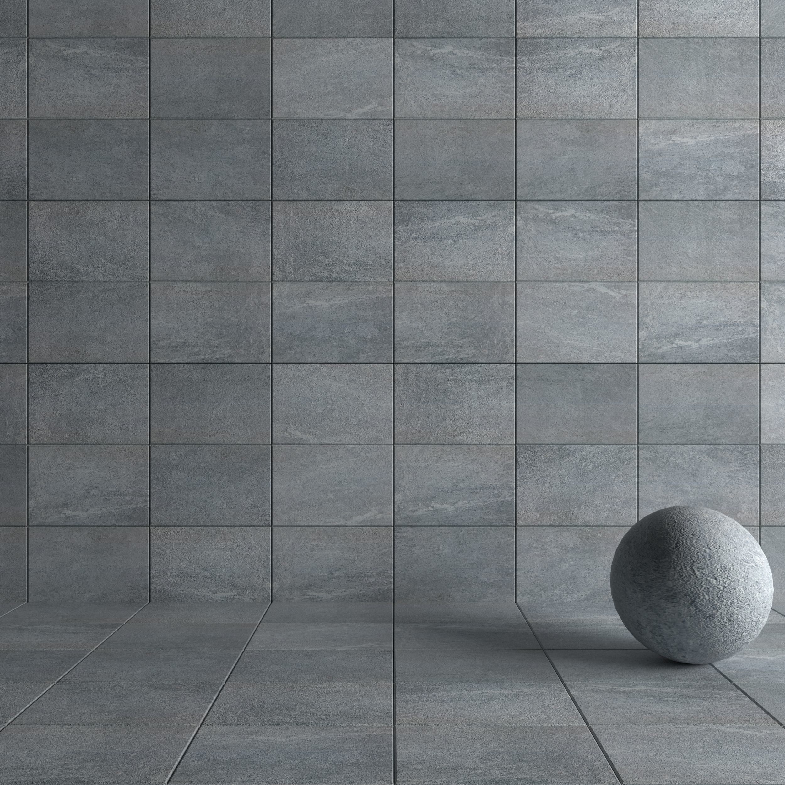 Stone Wall Tiles Mojo Grey 40x60 Texture | CGTrader