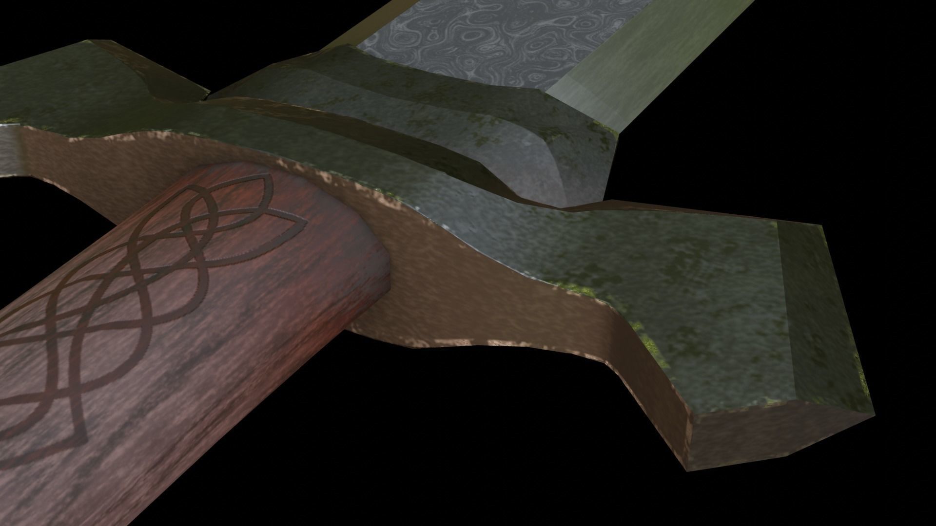 3D model Dagger Saw VR / AR / low-poly | CGTrader