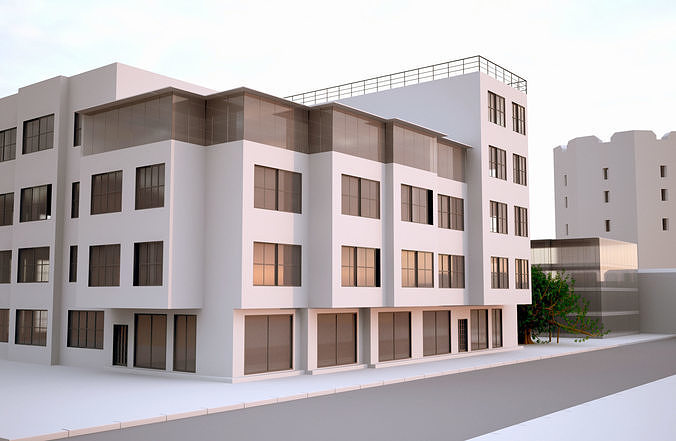 the basic street 3D model | CGTrader