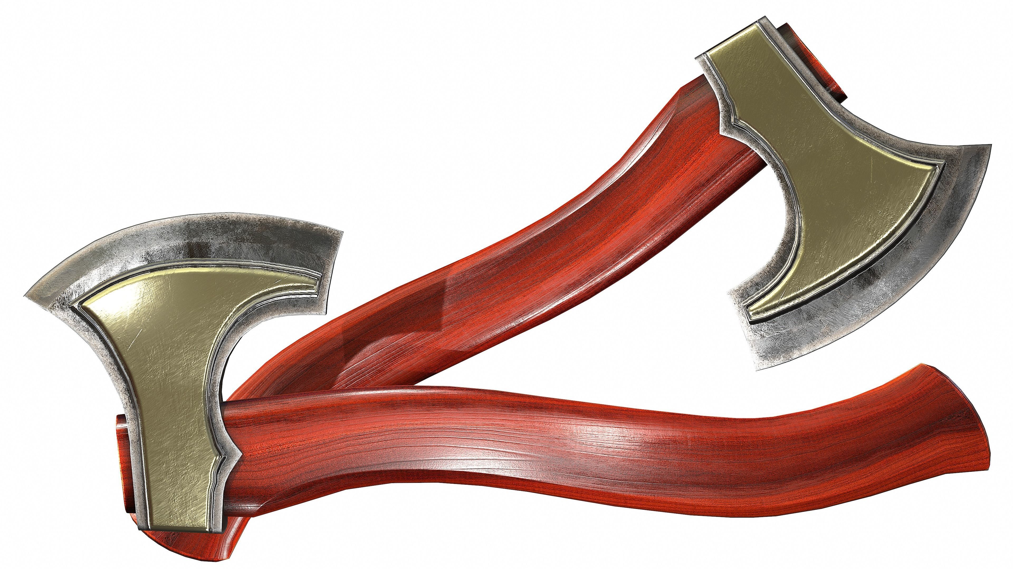 3D model Silver Axe 1H VR / AR / low-poly | CGTrader