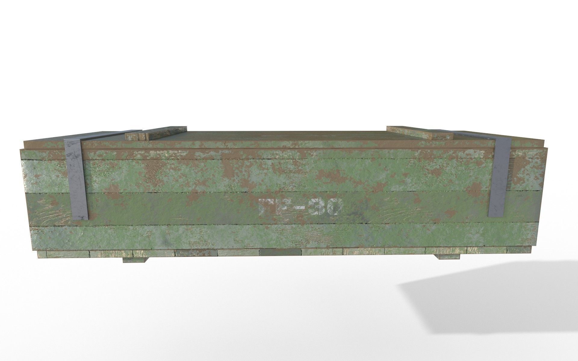 3D model Old military crate VR / AR / low-poly | CGTrader