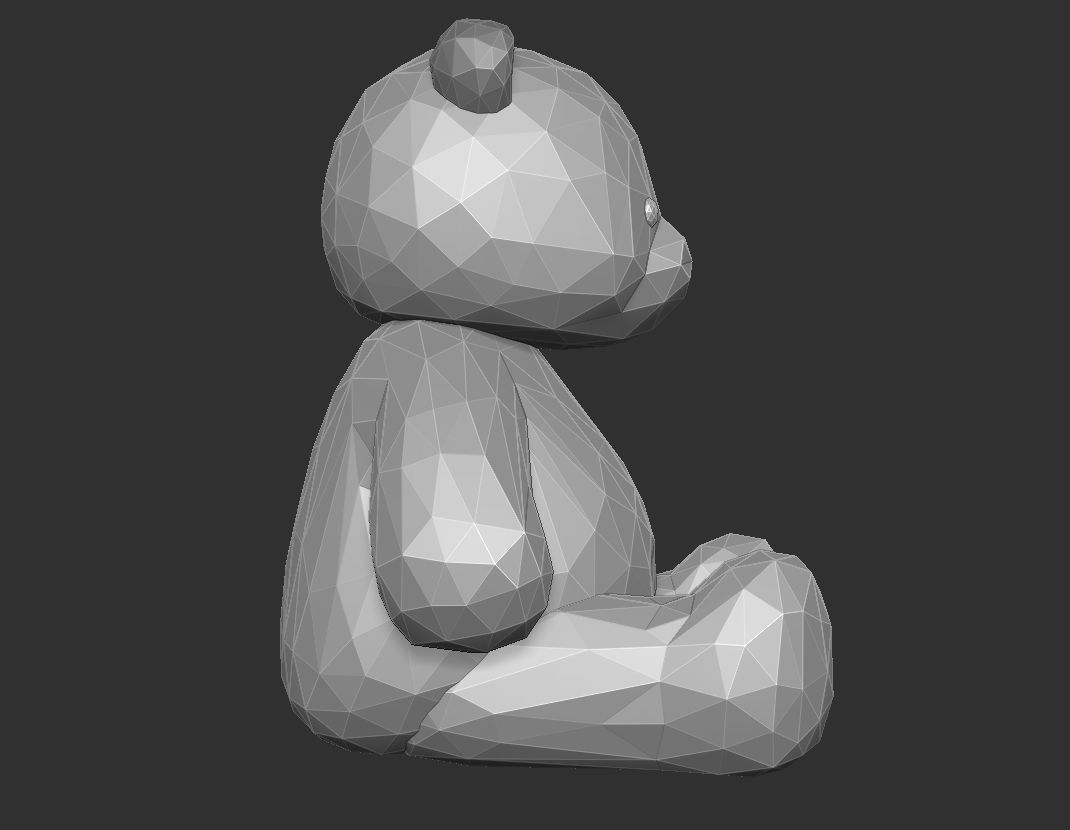 Low-Poly - Cute Teddy Bear 3D model 3D printable | CGTrader