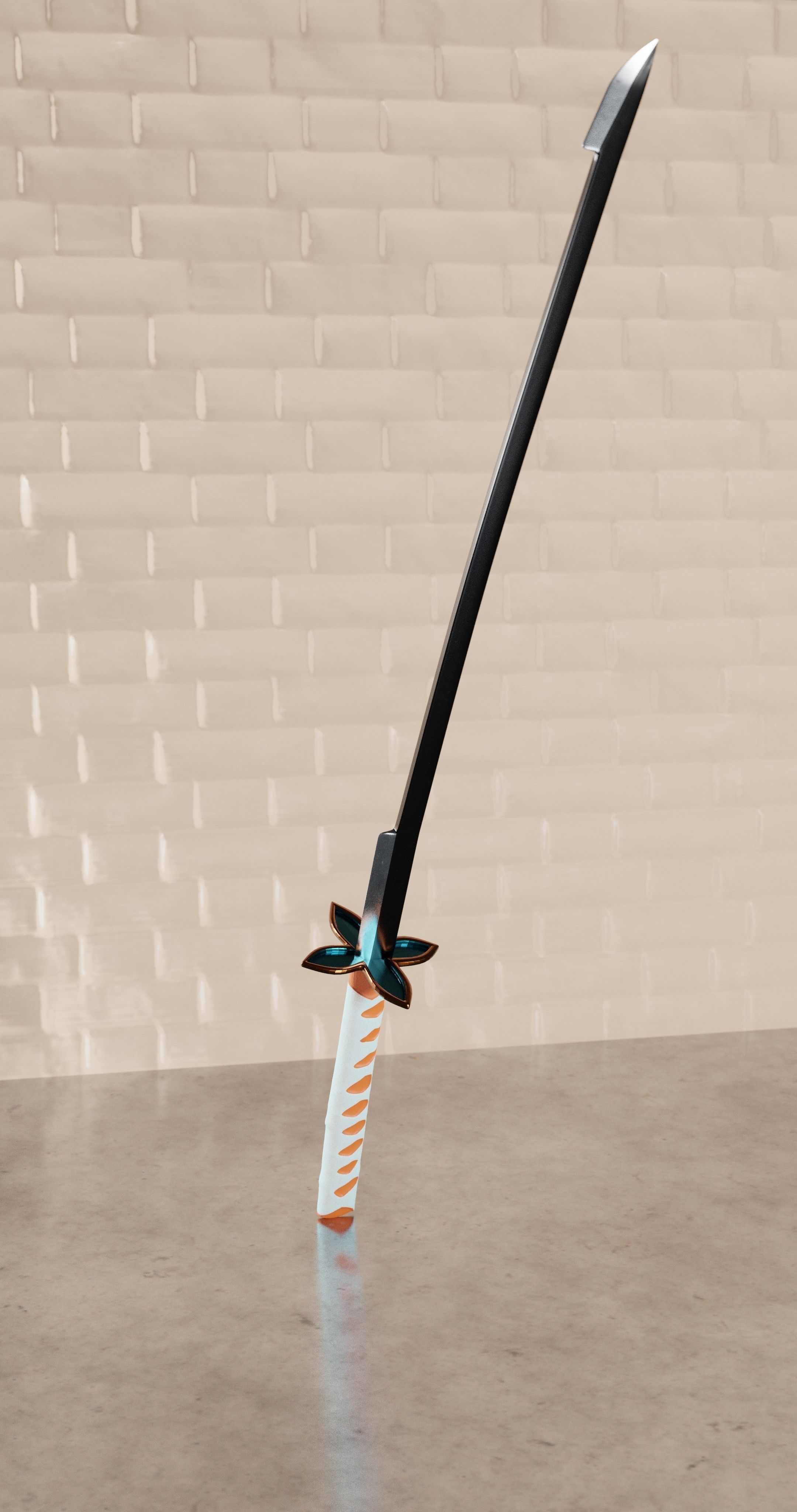 kocho shinobu sword free 3D model | CGTrader