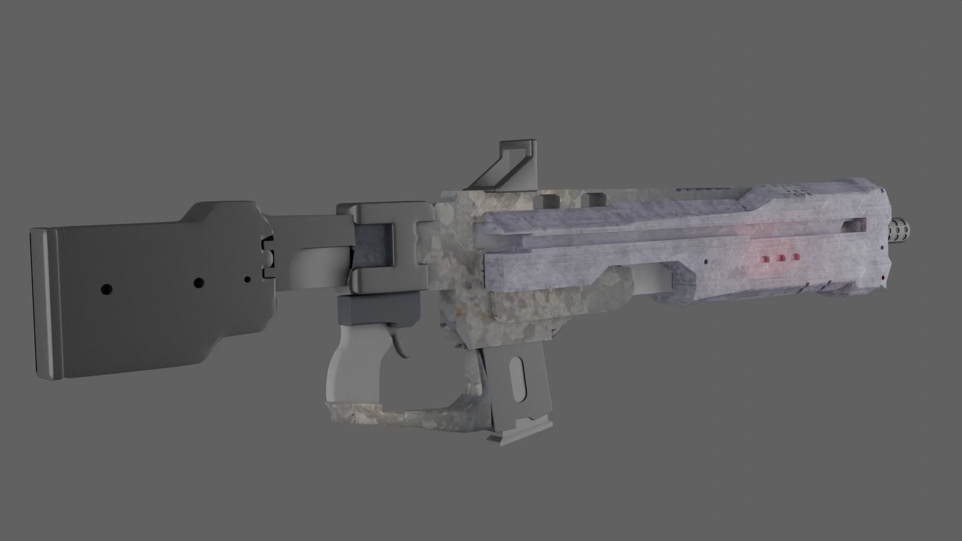 Sci fi Gun free VR / AR / low-poly 3D model | CGTrader