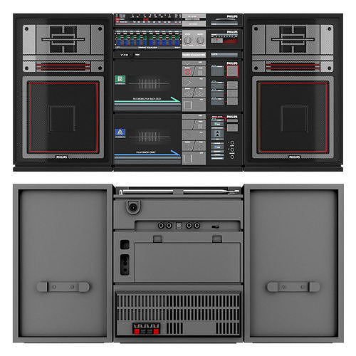 Philips D8778 3D model | CGTrader