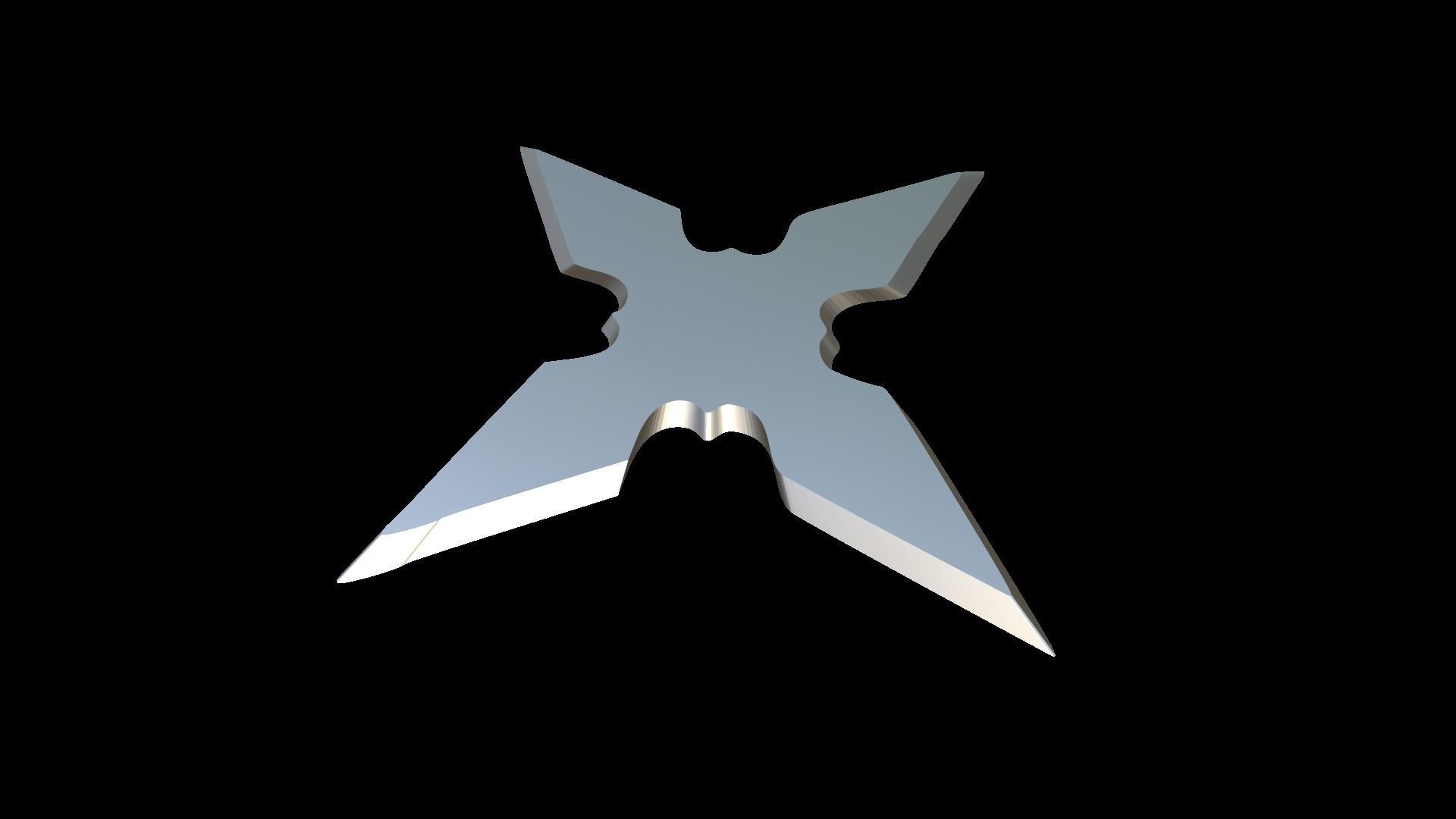 Shuriken x-shape free 3D model 3D printable | CGTrader
