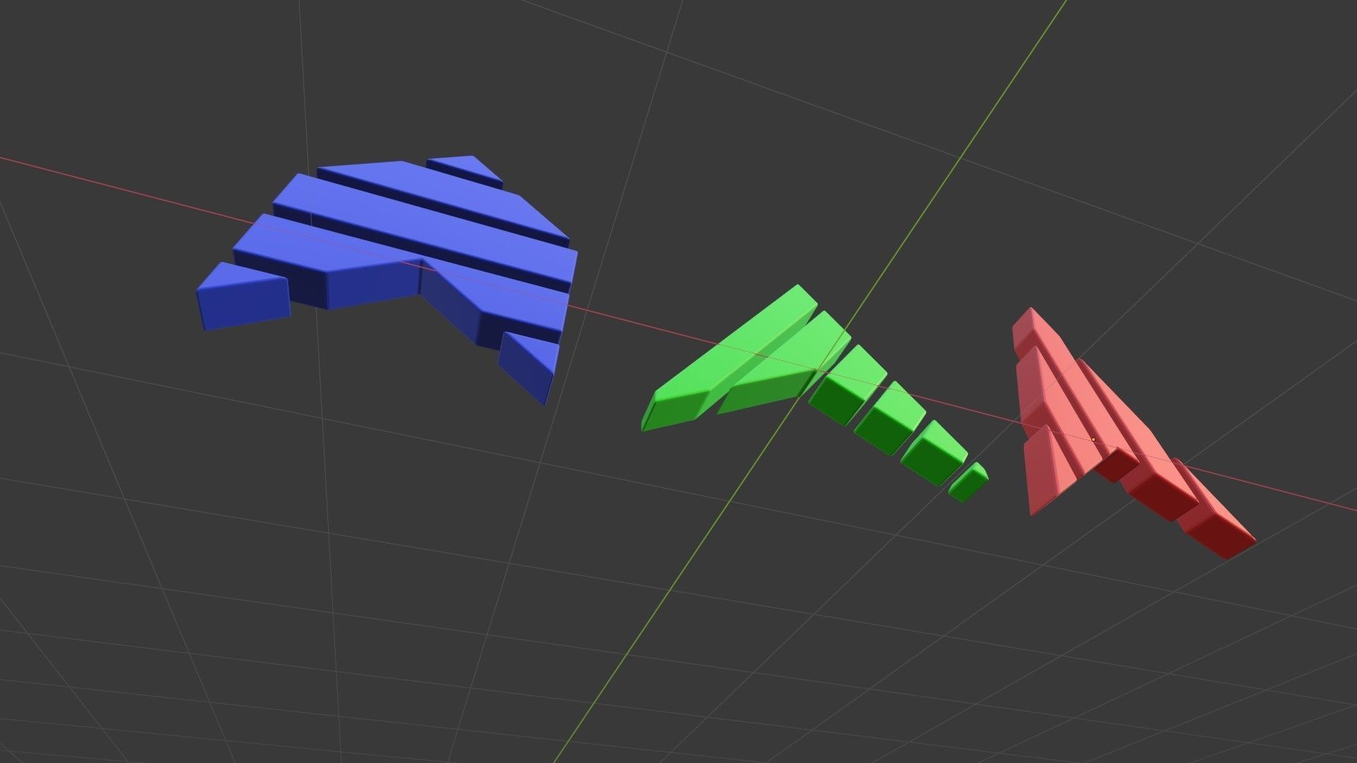 3D model Low poly arrow 57 VR / AR / low-poly | CGTrader