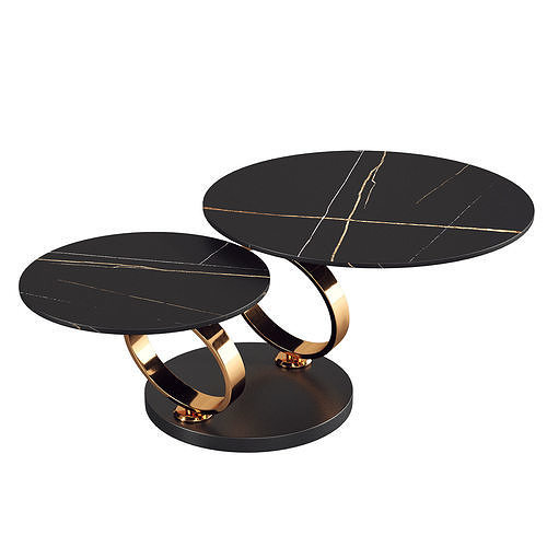 Rotatable Coffee Table 081 3D model animated | CGTrader