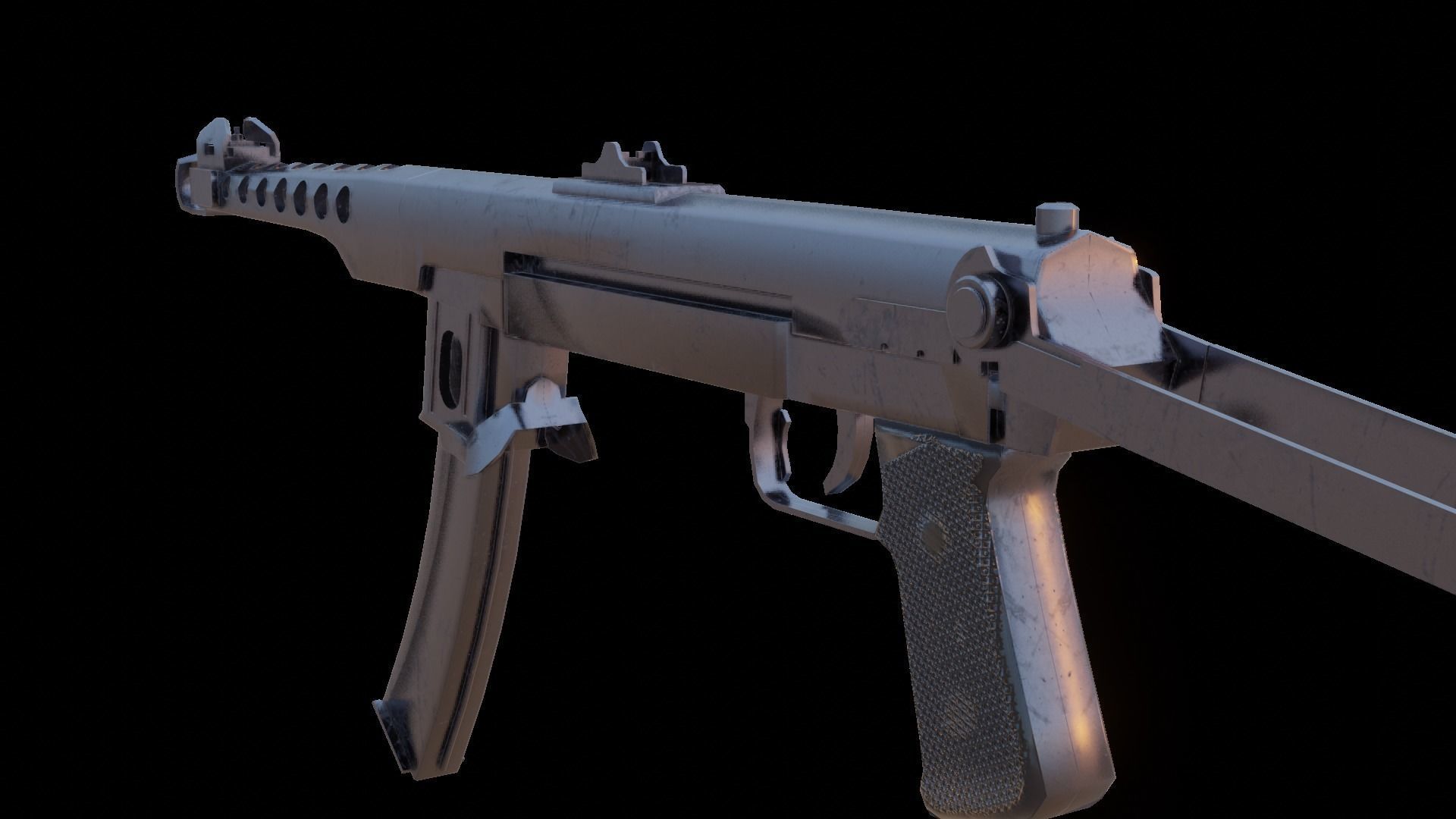 3D model PPS-43 VR / AR / low-poly | CGTrader