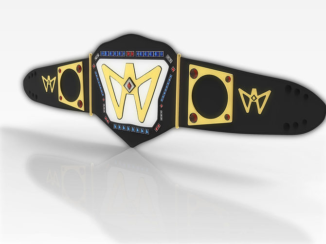 WWE wrestling belt 3d model 3D model | CGTrader