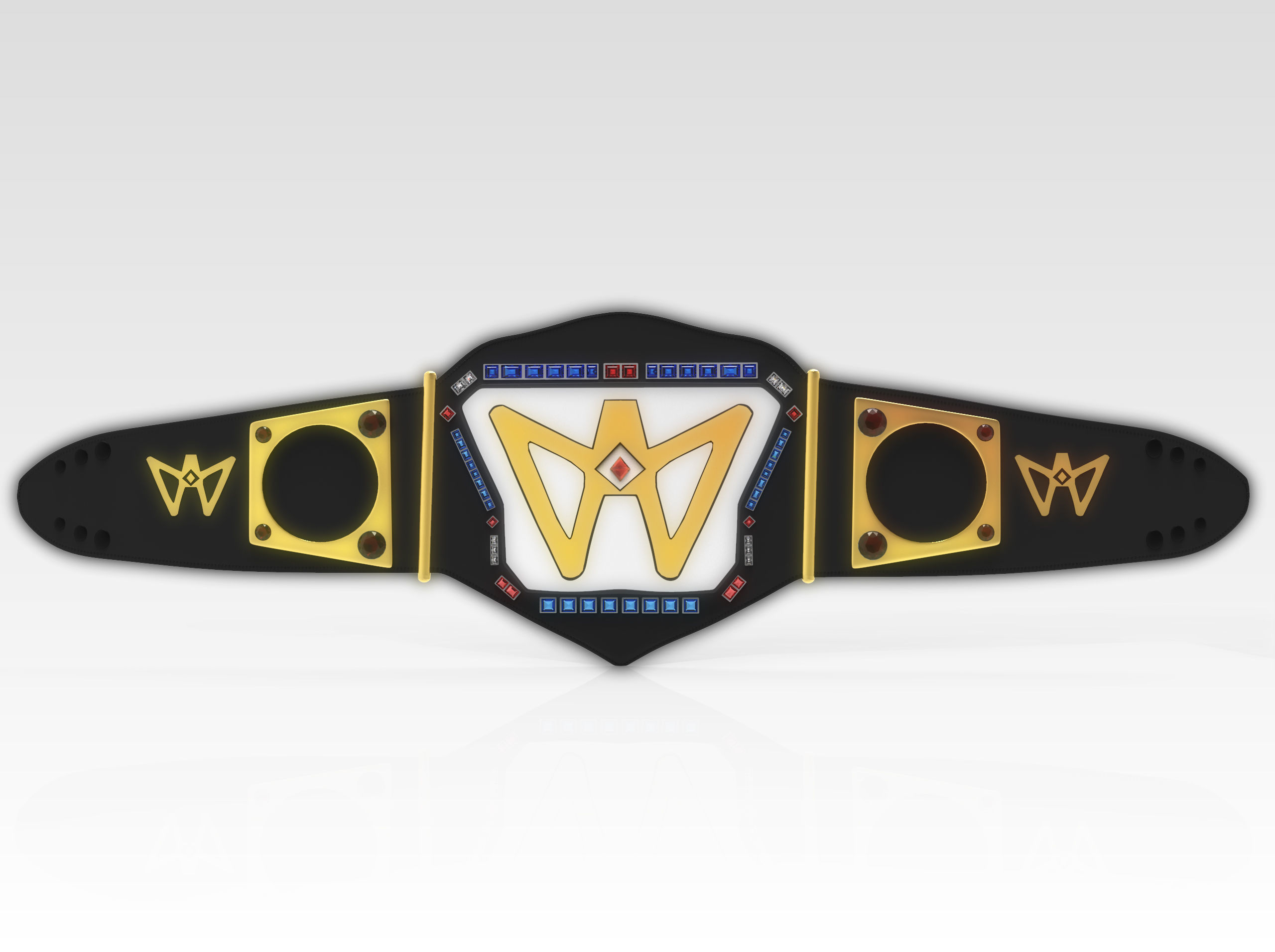WWE wrestling belt 3d model 3D model | CGTrader