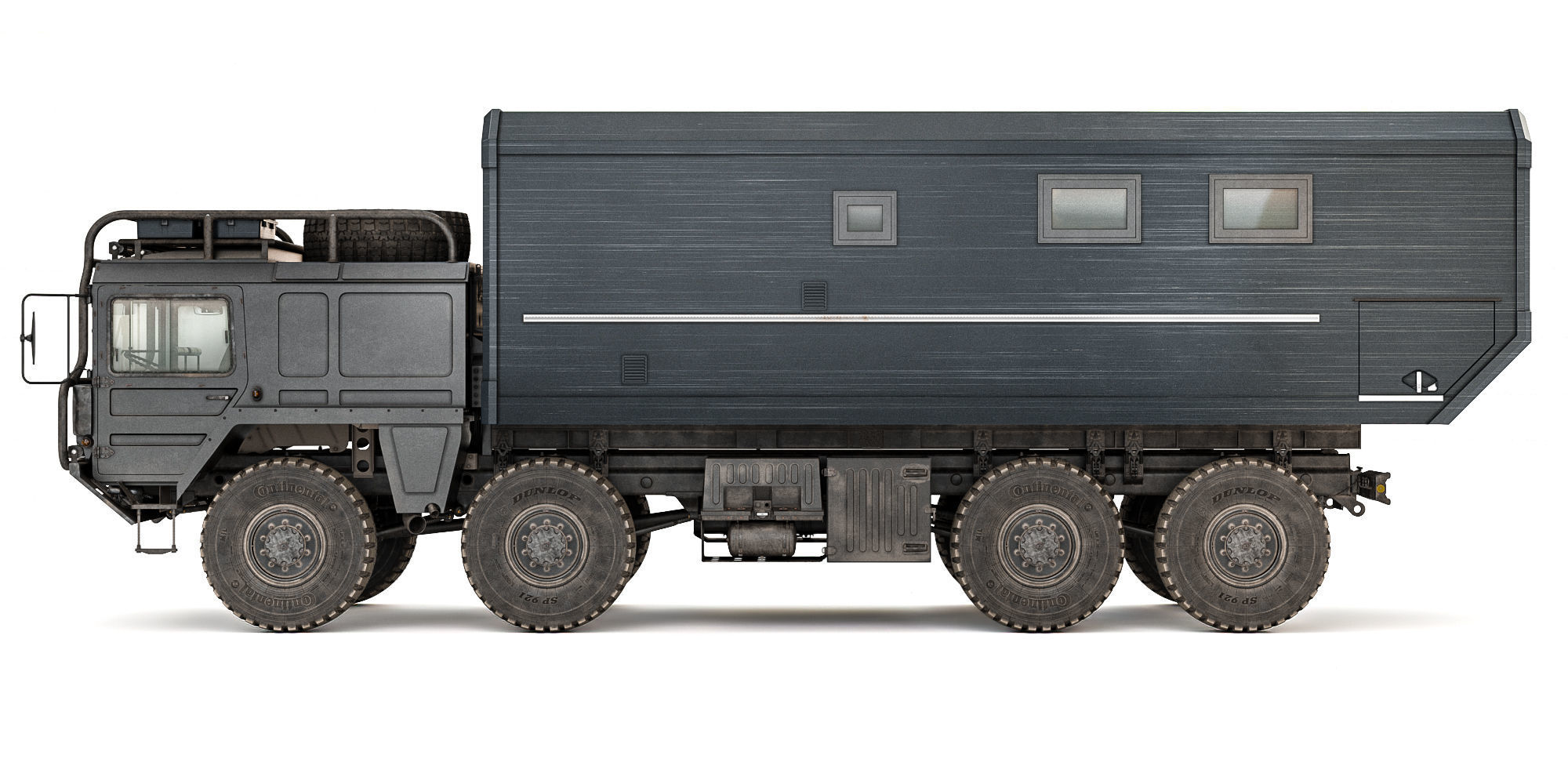 MAN KAT 8x8 3D model | CGTrader