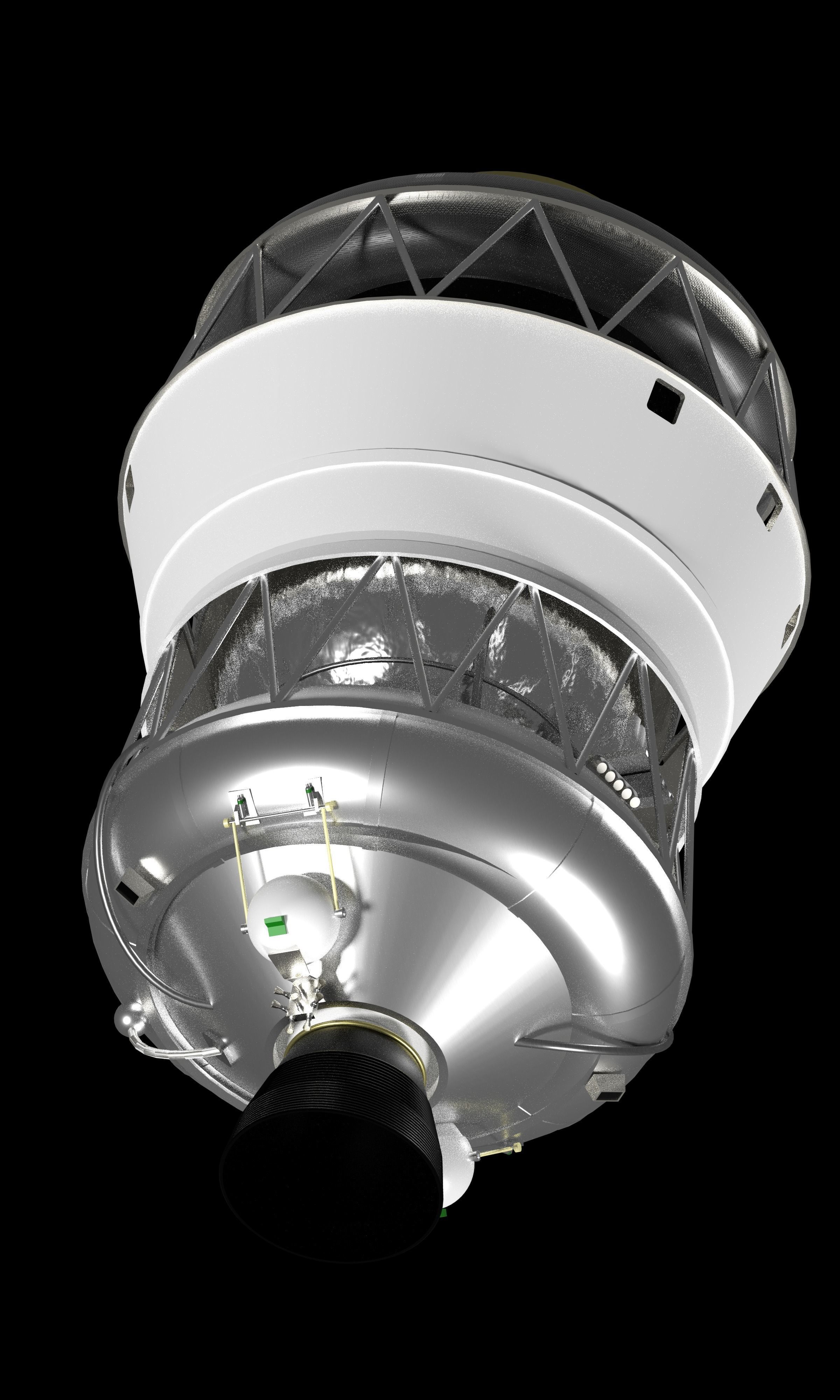 Blok DM upper stage 3D model | CGTrader