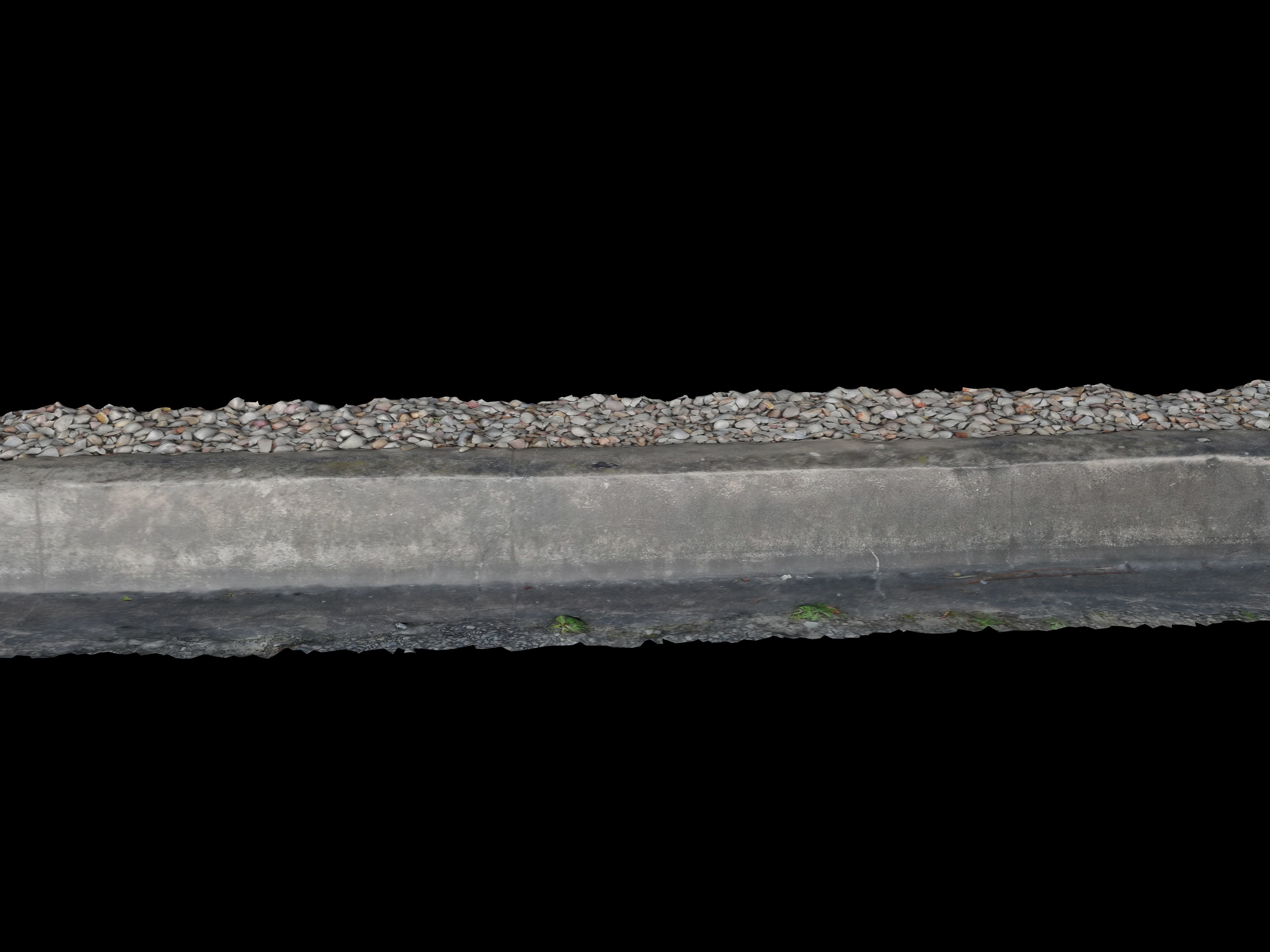 Curb Sidewalk Road curb - Photogrammetry 3D model | CGTrader