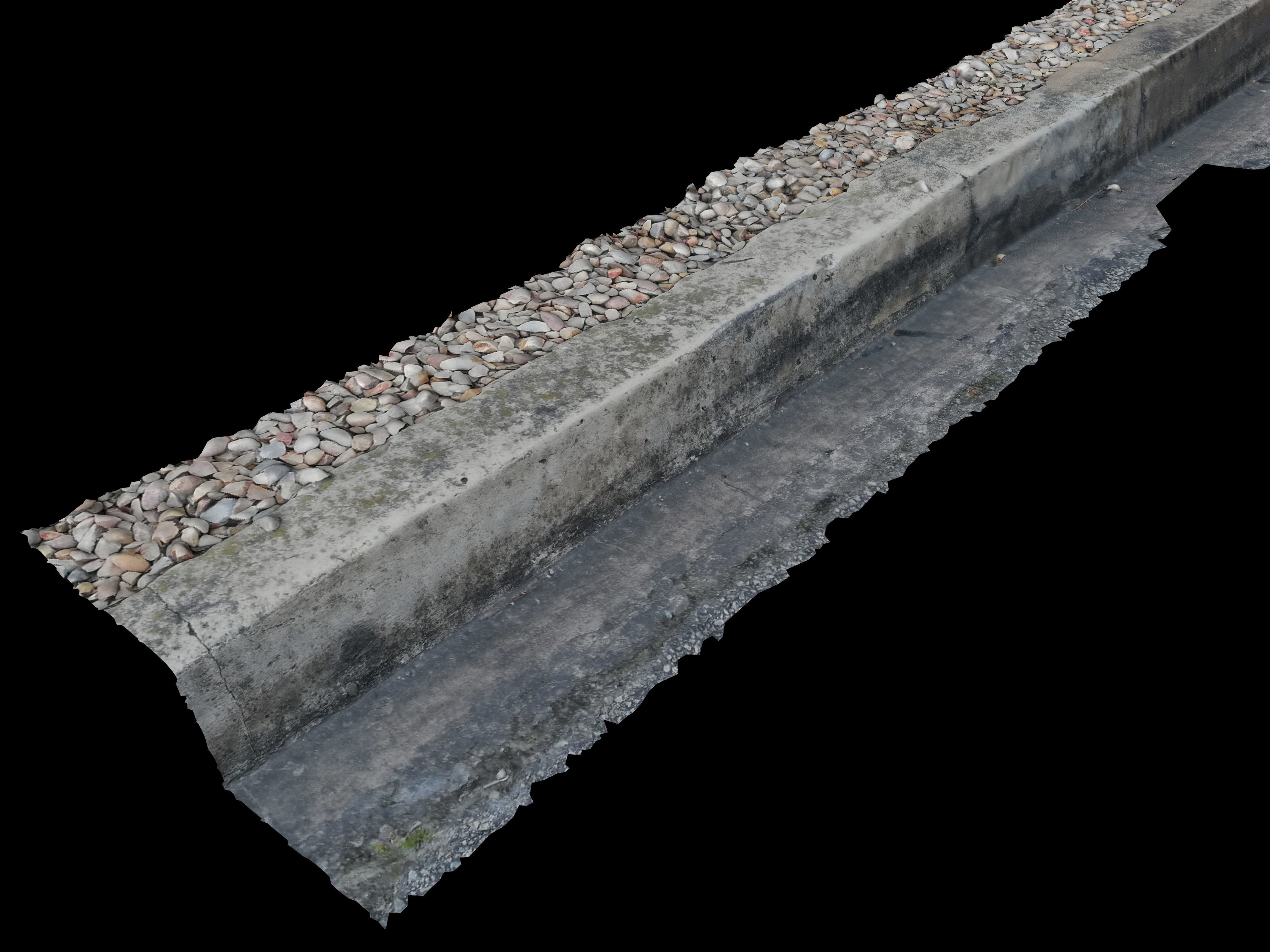 Curb Sidewalk Road curb - Photogrammetry 3D model | CGTrader