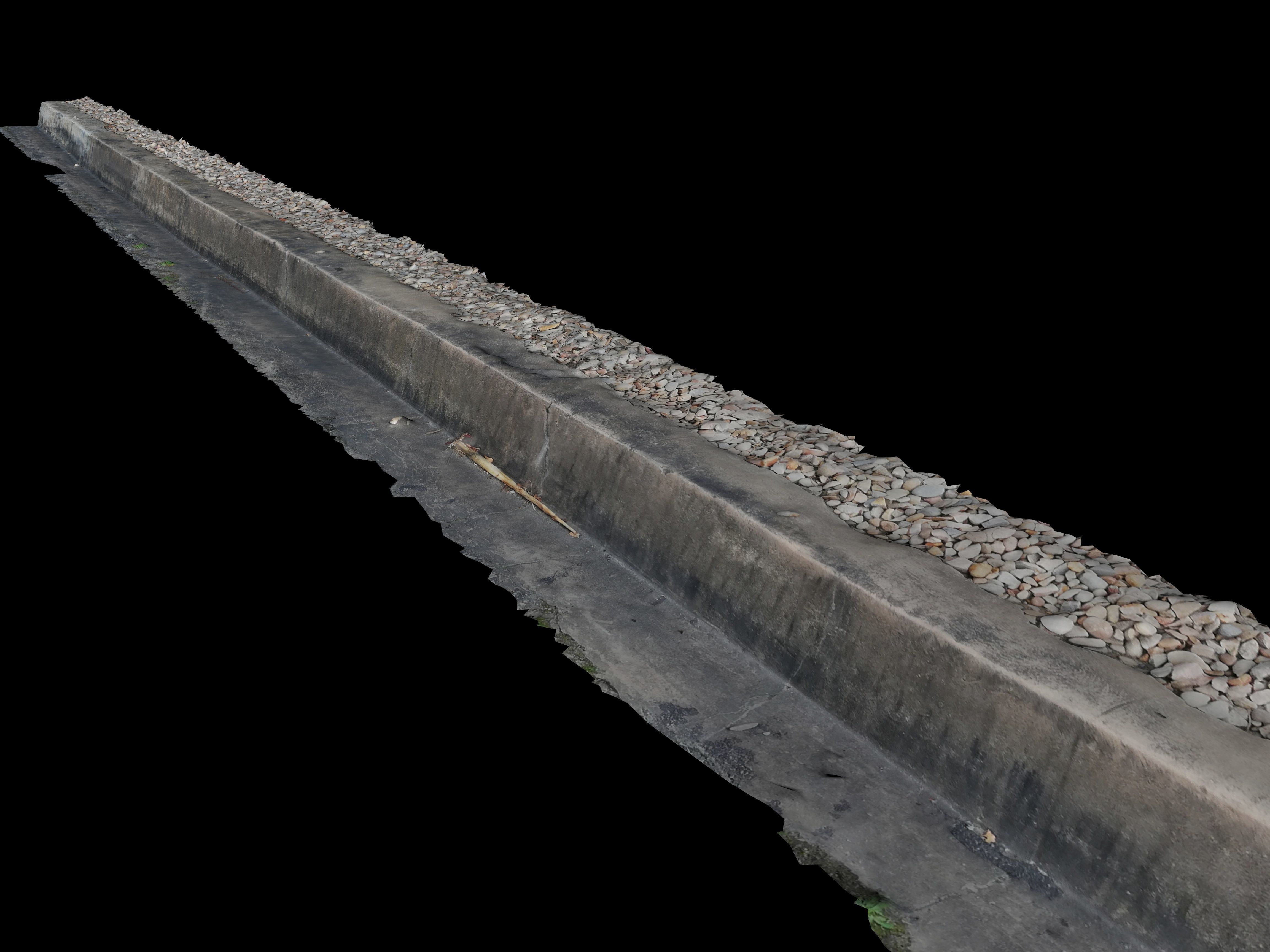 Curb Sidewalk Road curb - Photogrammetry 3D model | CGTrader
