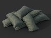Low poly Sandbag Pack 200203 free VR / AR / low-poly 3D model | CGTrader