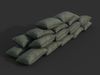 Low poly Sandbag Pack 200203 free VR / AR / low-poly 3D model | CGTrader