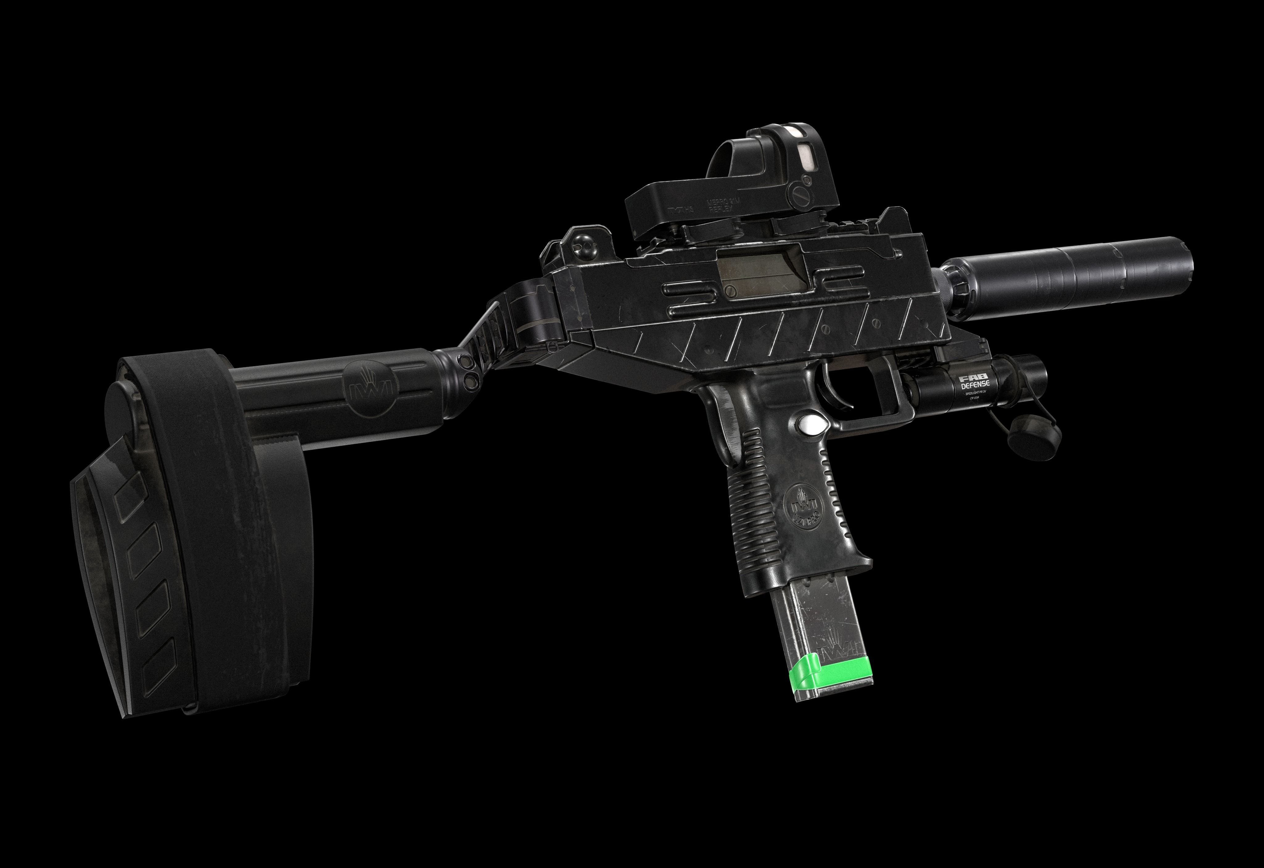 3D model UZI PRO VR / AR / low-poly | CGTrader