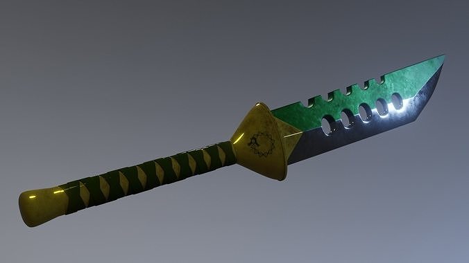 Meliodas sword Lostvayne from Seven Deadly Sins free VR / AR / low-poly ...