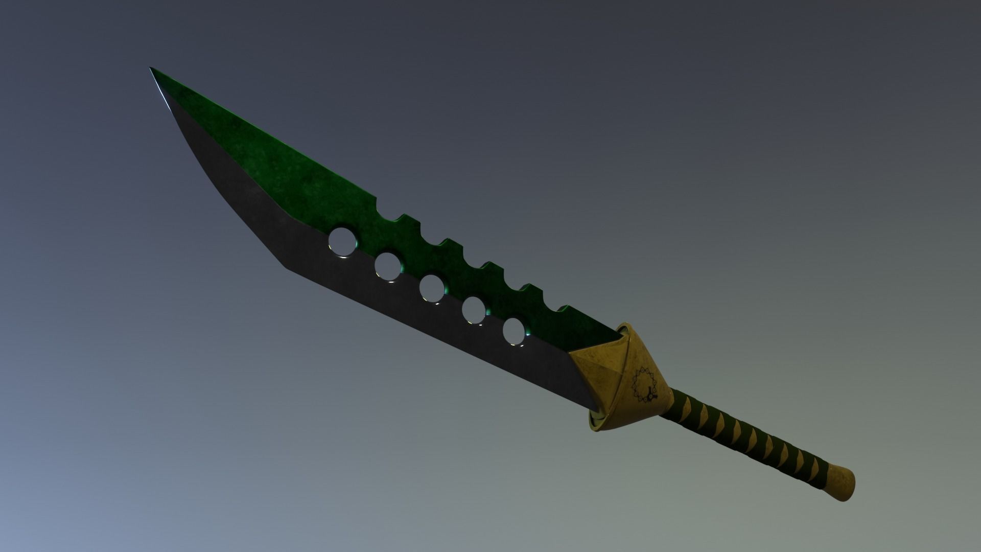 Meliodas sword Lostvayne from Seven Deadly Sins free VR / AR / low-poly ...