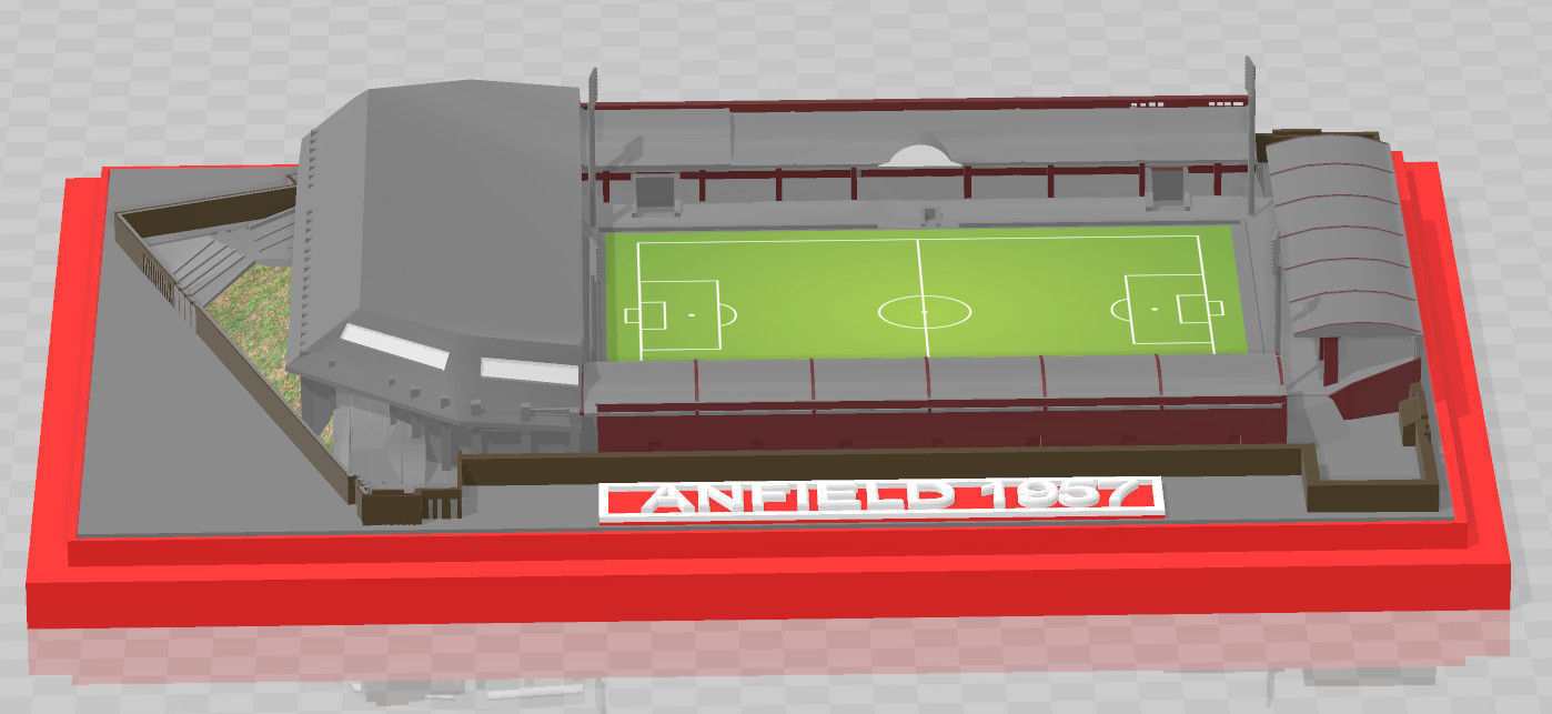 3D print model Liverpool - Anfield 1957 anfield1957