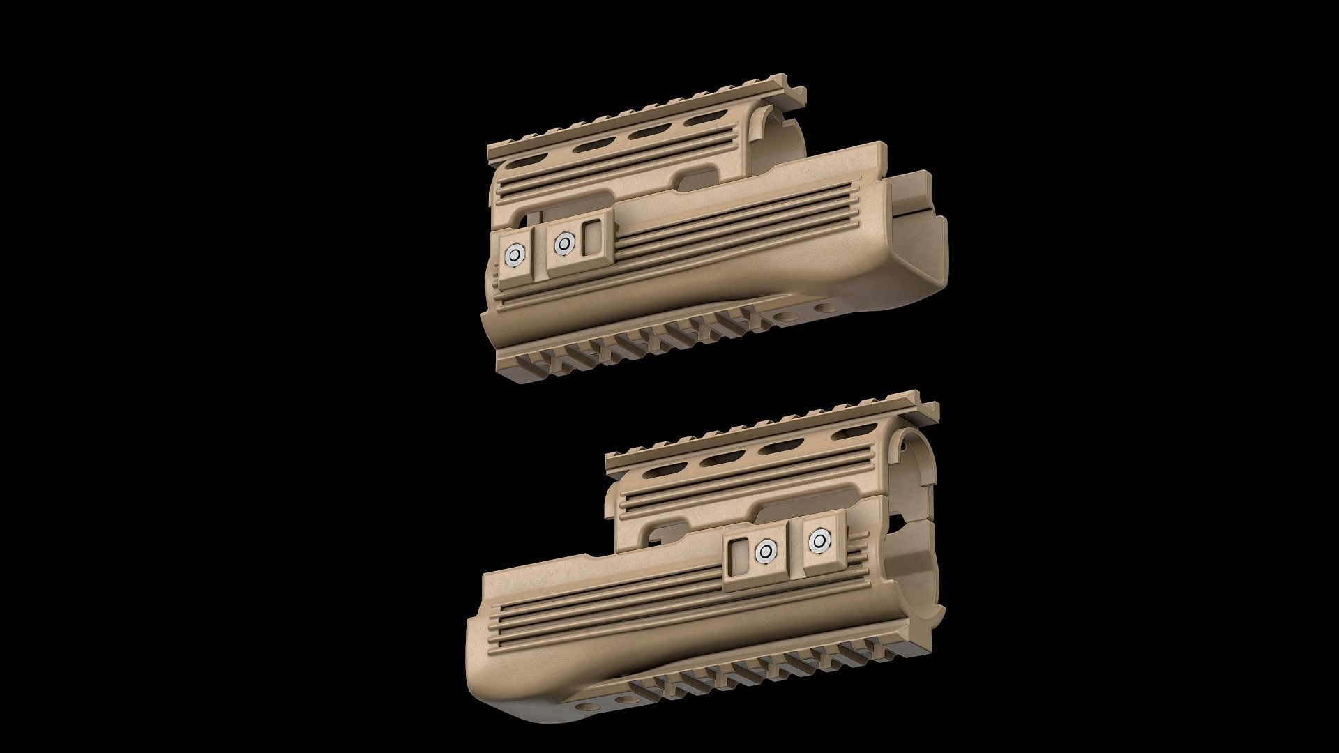 3D model AK - Handguard - Tactical Polymer VR / AR / low-poly | CGTrader