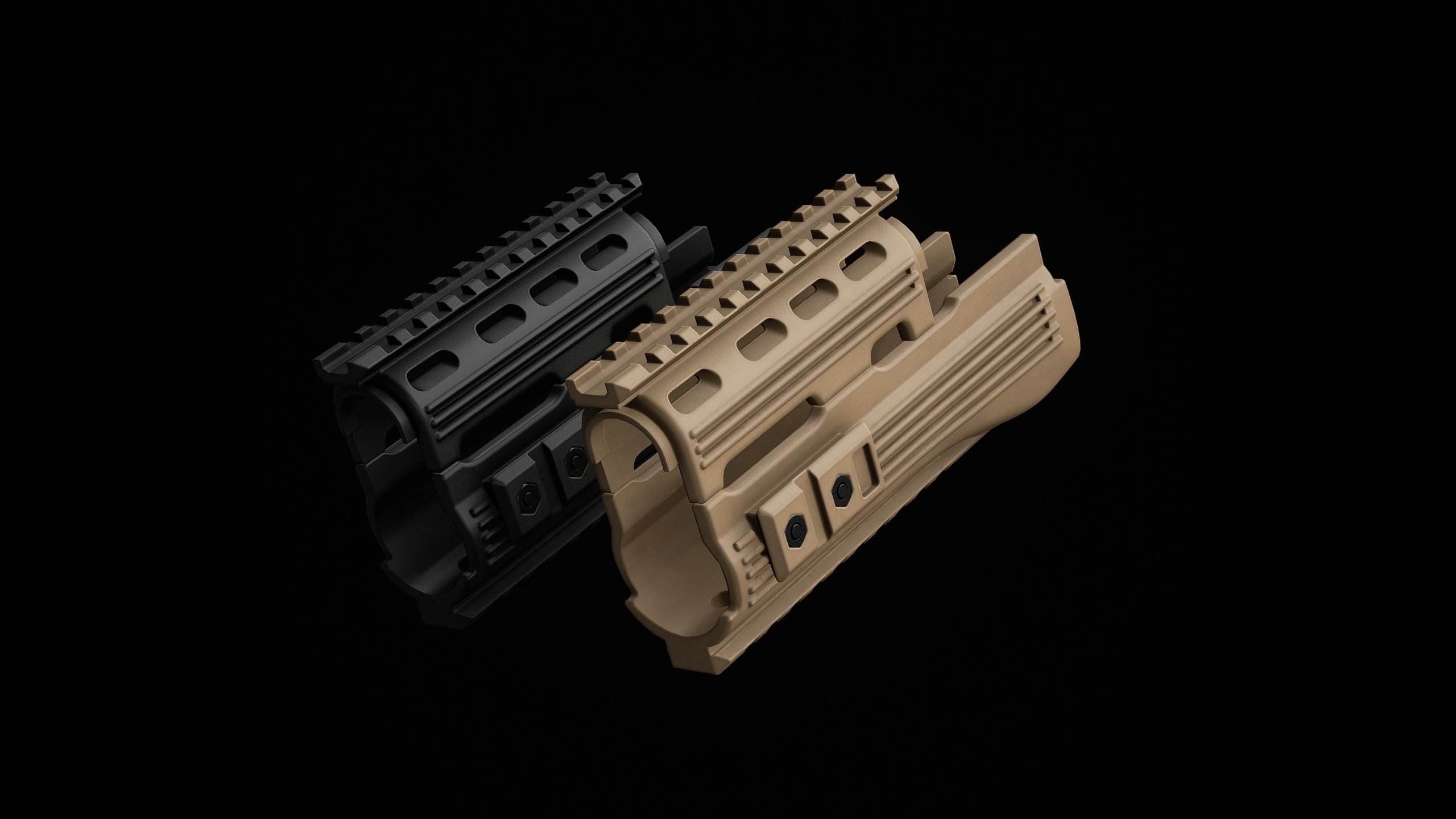 3D model AK - Handguard - Tactical Polymer VR / AR / low-poly | CGTrader