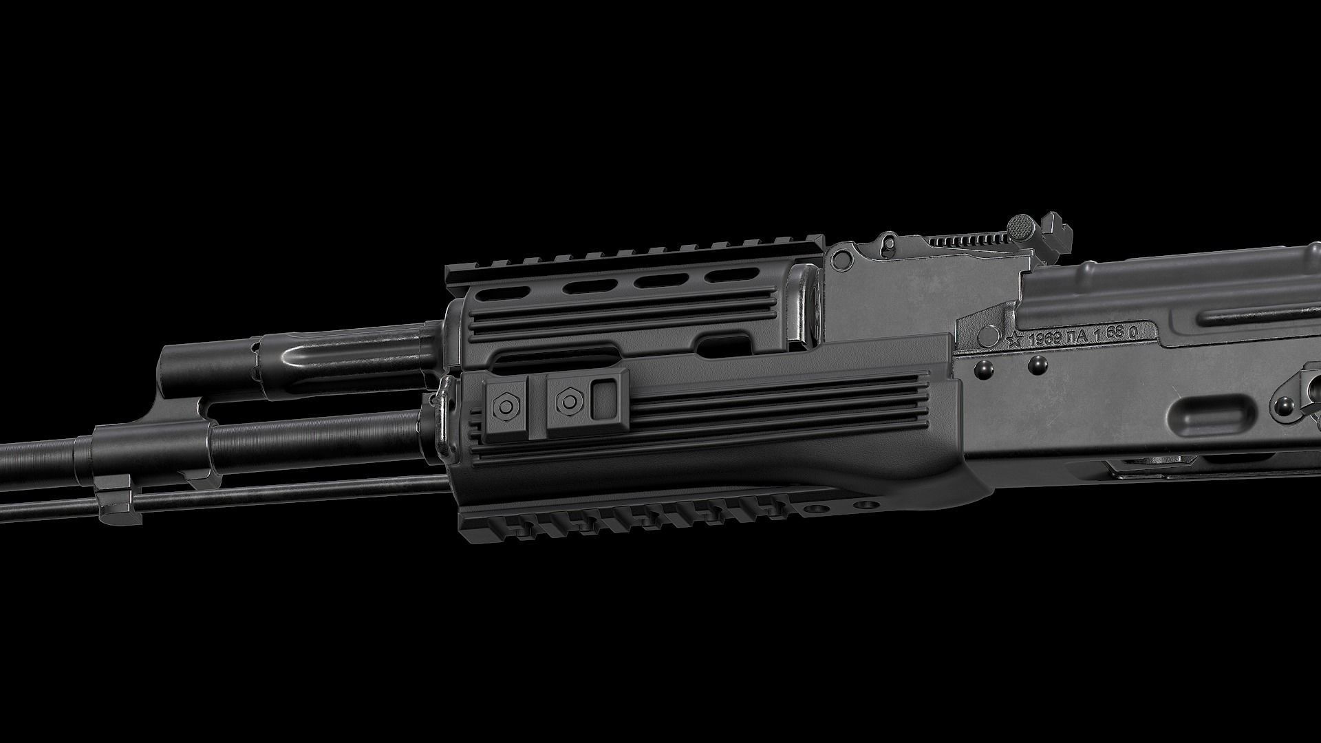 3D model AK - Handguard - Tactical Polymer VR / AR / low-poly | CGTrader