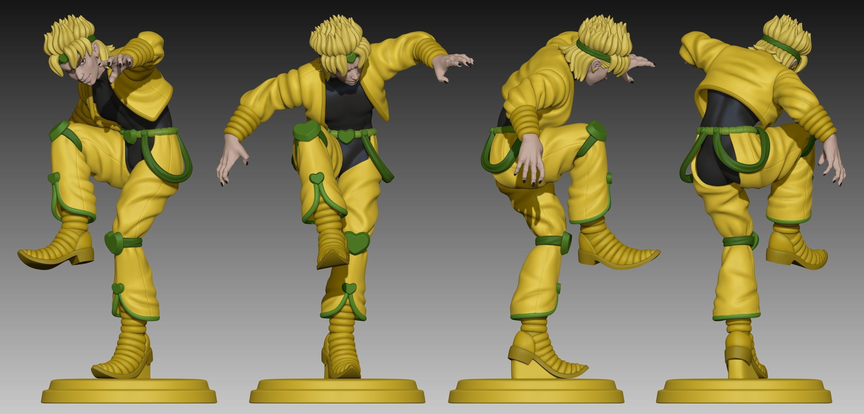Dio Brando 3D model 3D printable | CGTrader