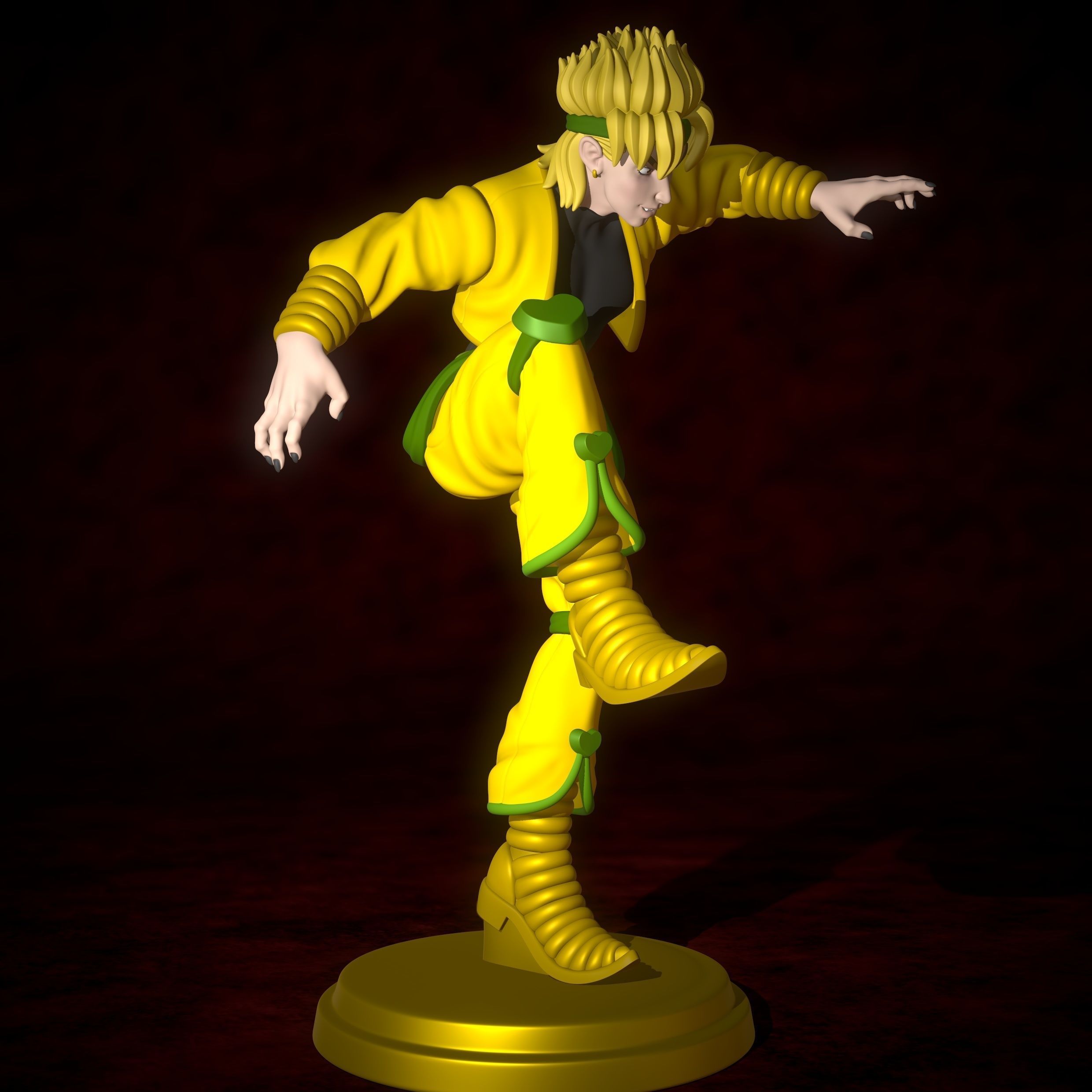 Dio Brando 3D model 3D printable | CGTrader