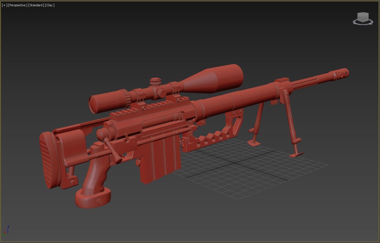 M200 Intervention Sniper Rifle 3D model | CGTrader