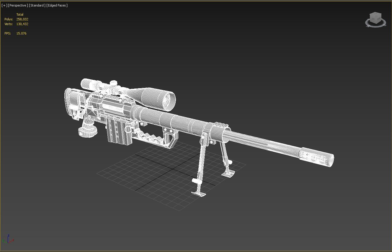 M200 Intervention Sniper Rifle 3D model | CGTrader