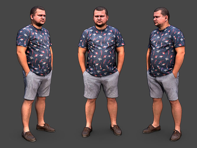 Stylized Man Character 3D model | CGTrader