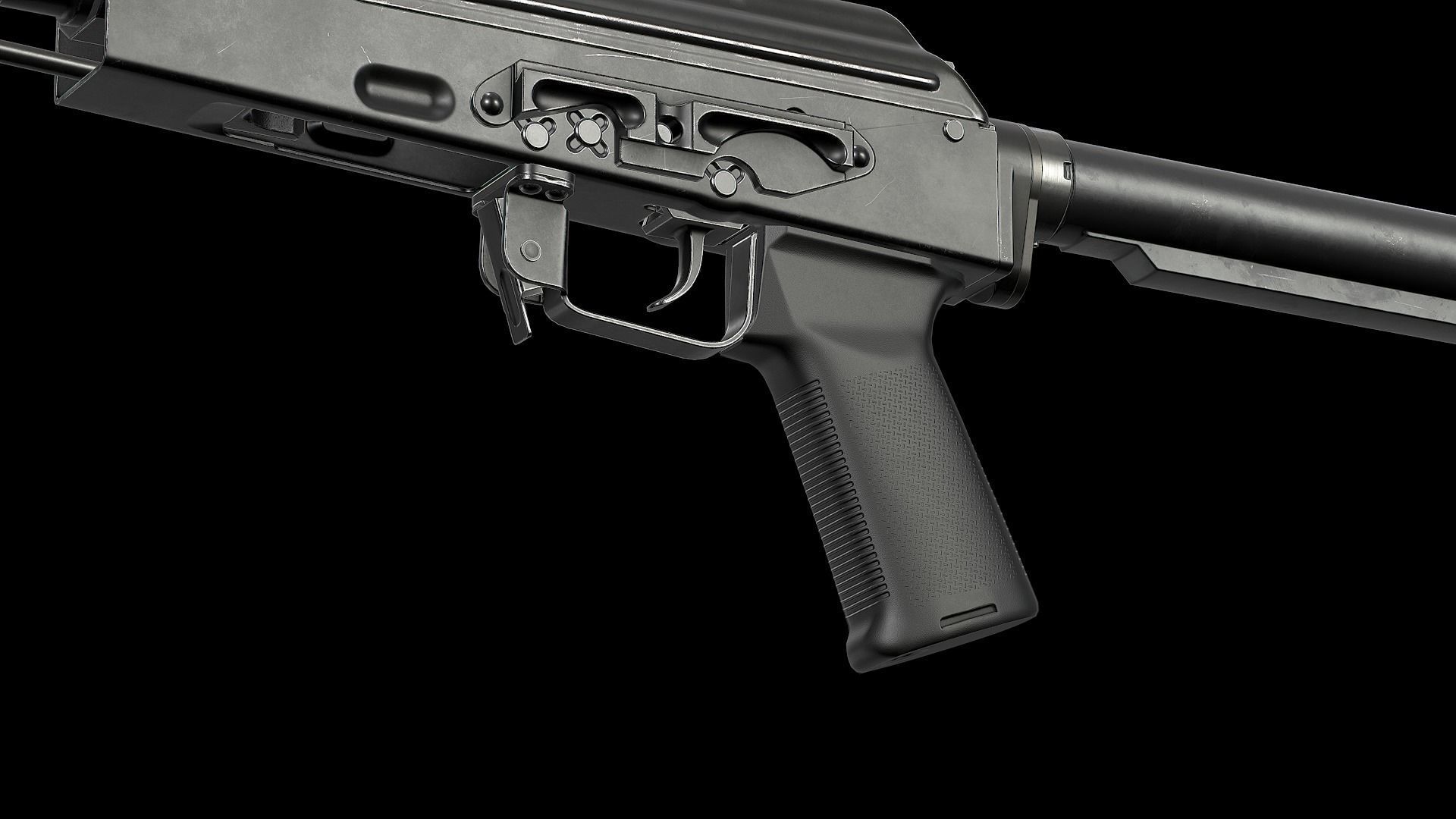 3D model AK - Pistol Grip - Magpul VR / AR / low-poly | CGTrader