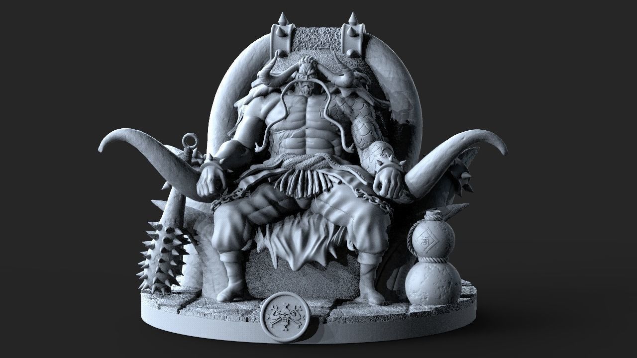 ONEPIECE KAIDO OF THE 100 BEASTS 3D model 3D printable | CGTrader