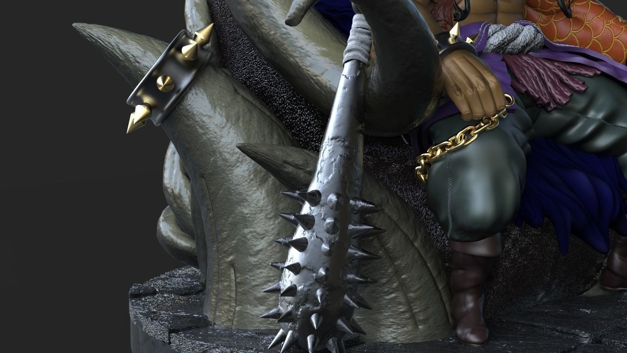 ONEPIECE KAIDO OF THE 100 BEASTS 3D model 3D printable | CGTrader