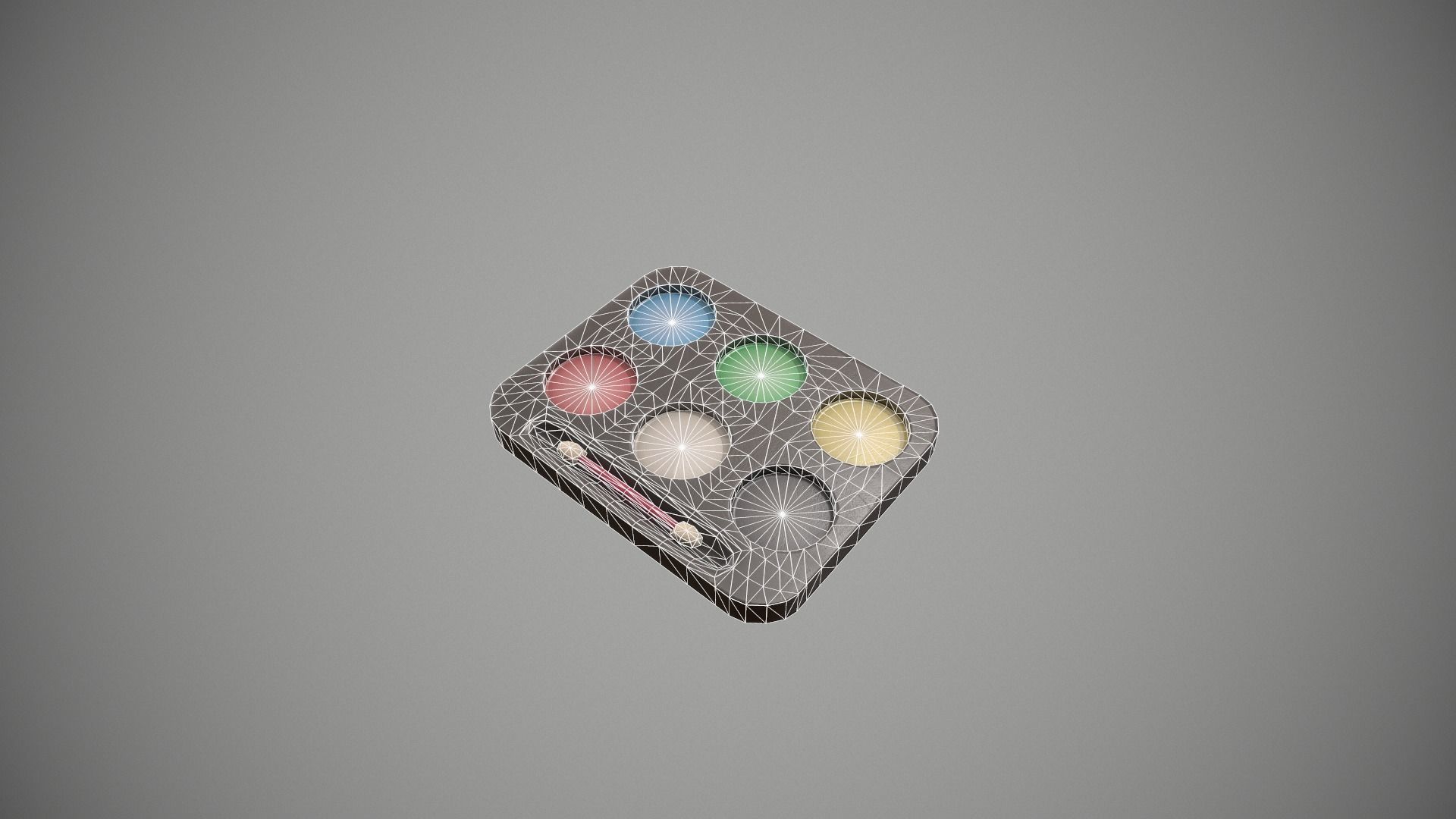 3D model Facepaint Halloween Makeup VR / AR / low-poly | CGTrader