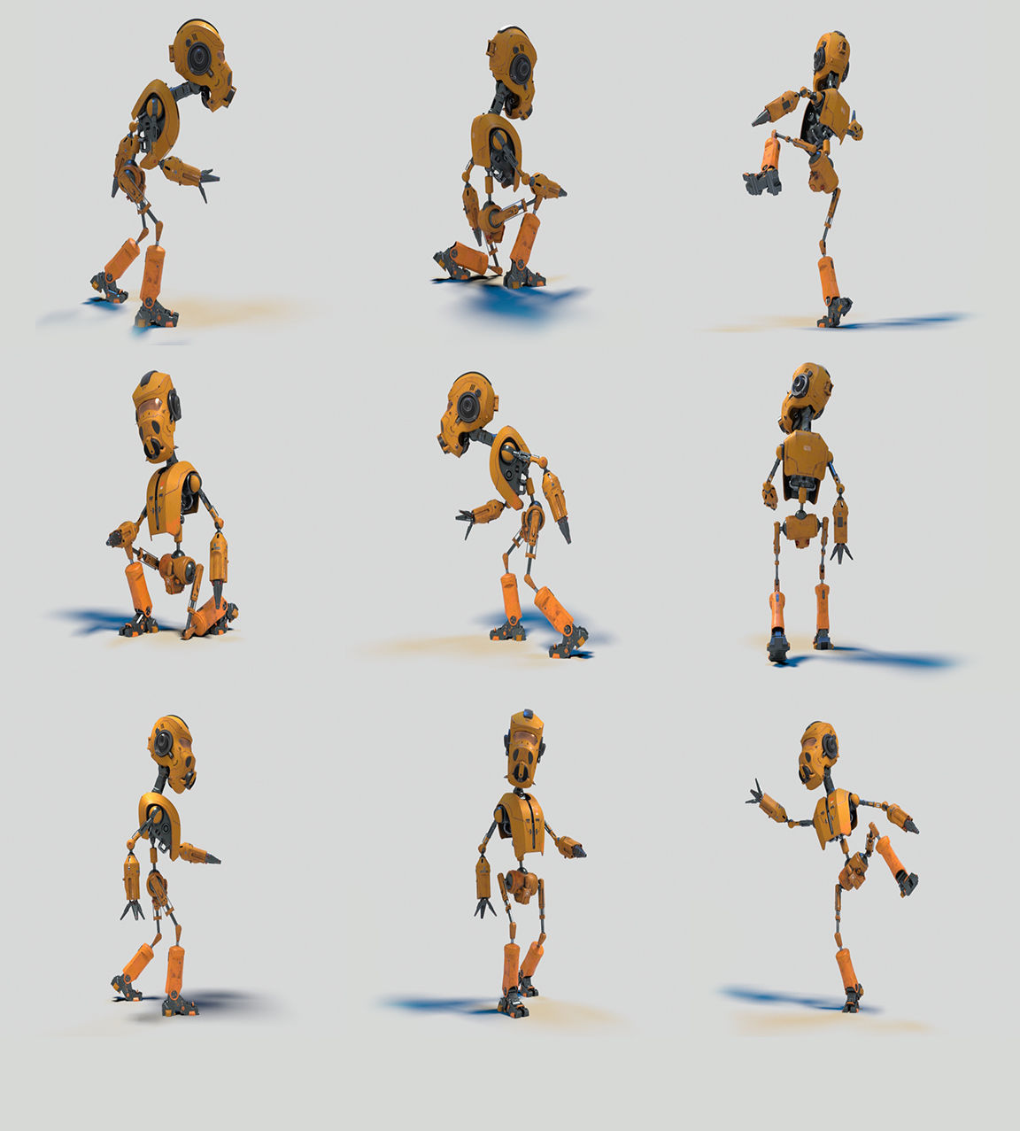 clumsy robot explorer 3D model | CGTrader