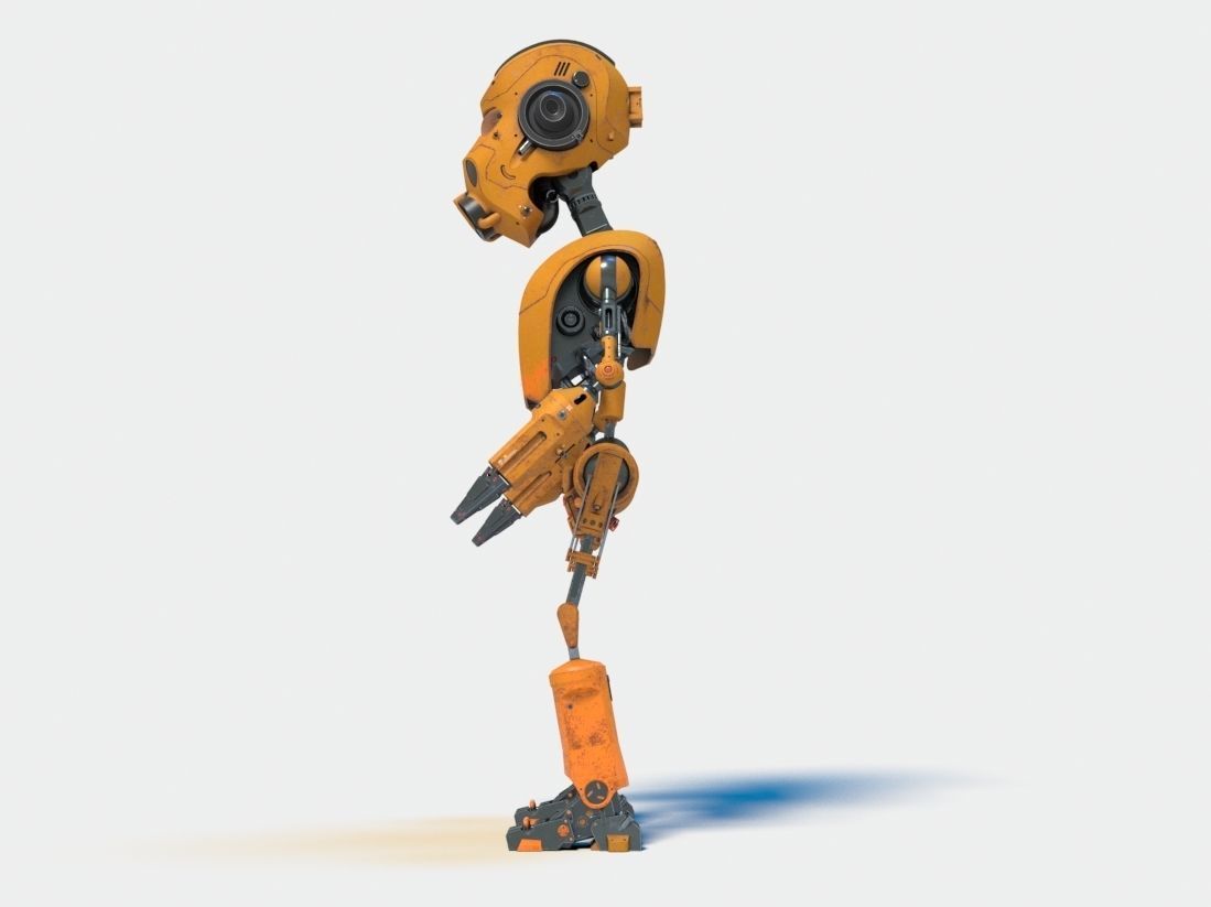 clumsy robot explorer 3D model | CGTrader