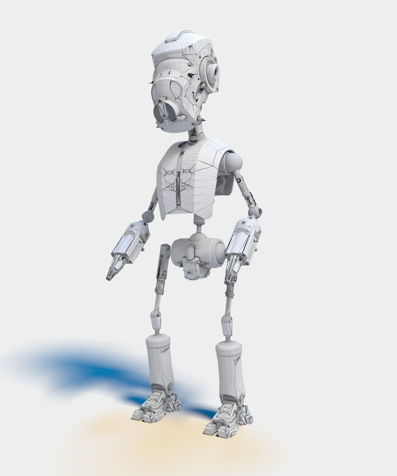 clumsy robot explorer 3D model | CGTrader
