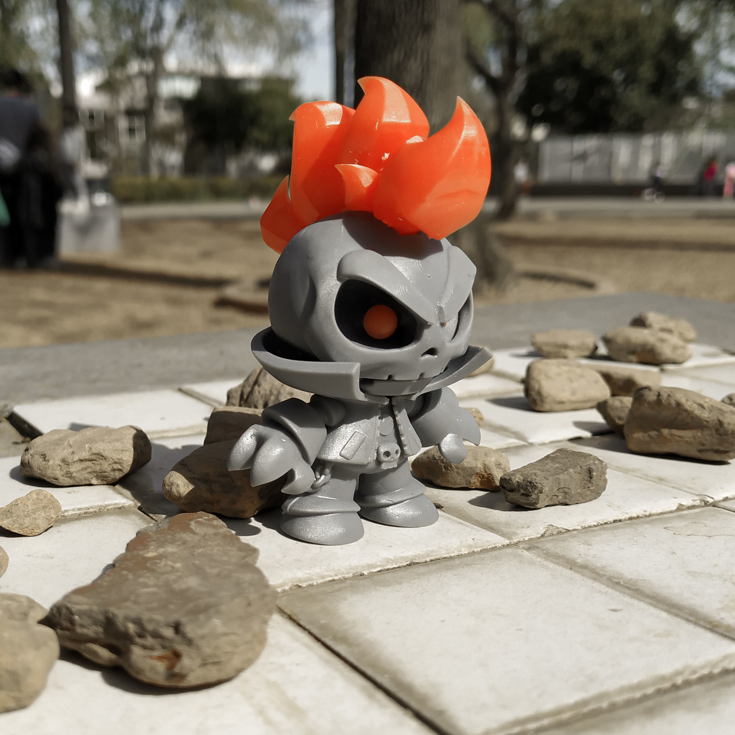 Blue Ghost Rider 3D model 3D printable | CGTrader